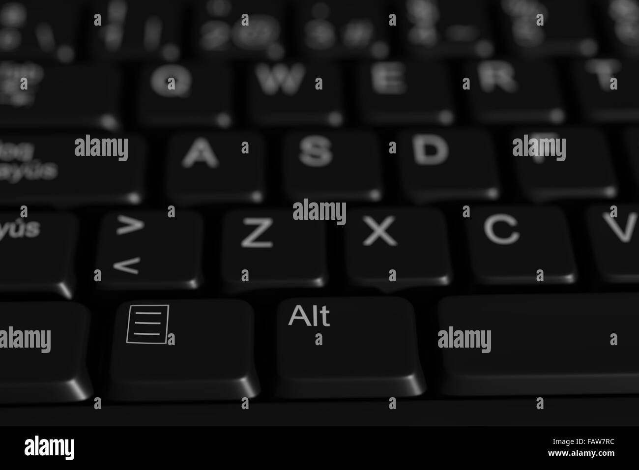 Spanish keyboard Black and White Stock Photos & Images - Alamy