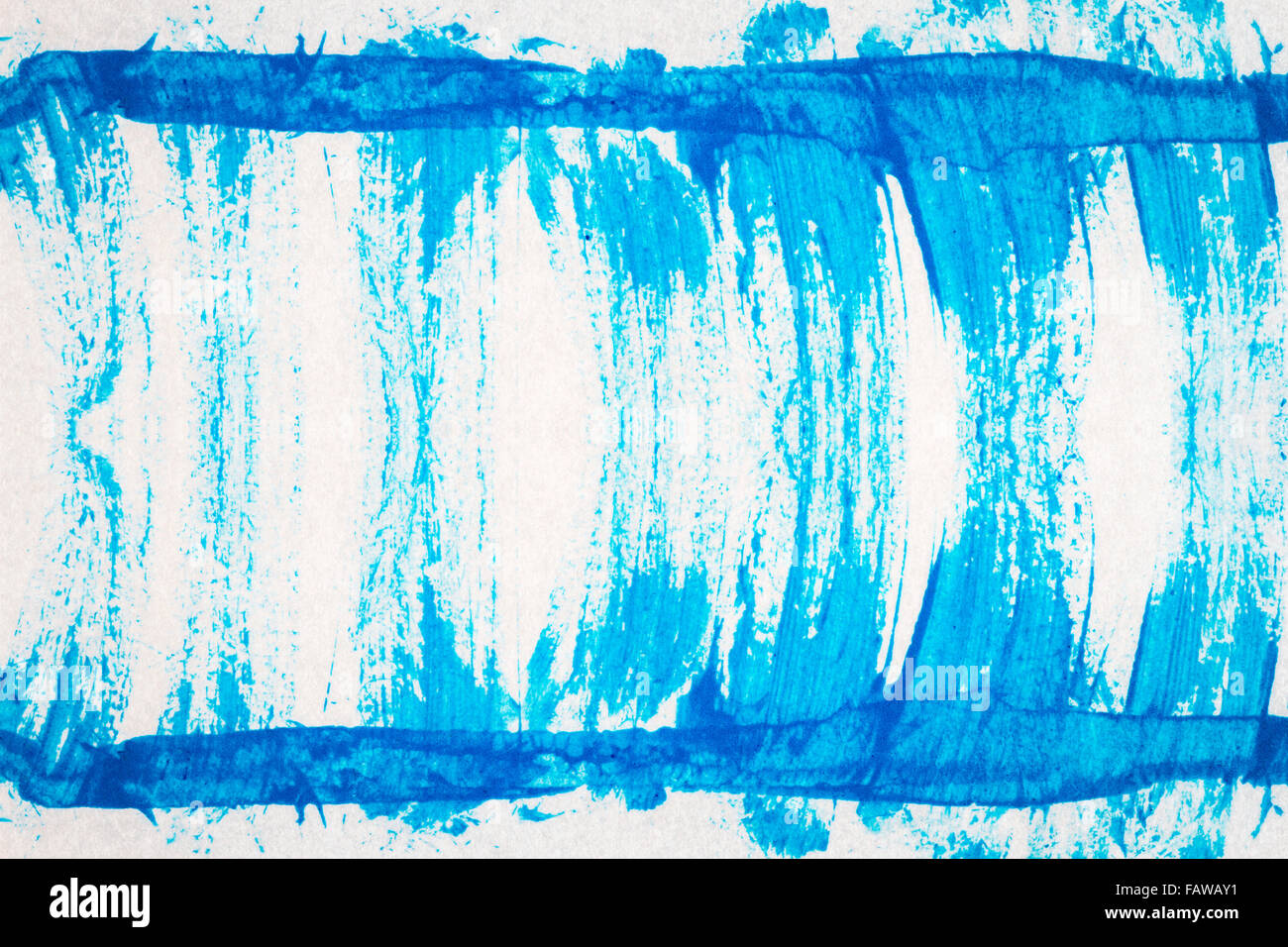 Abstract hand drawn blue acrylic background Stock Photo - Alamy