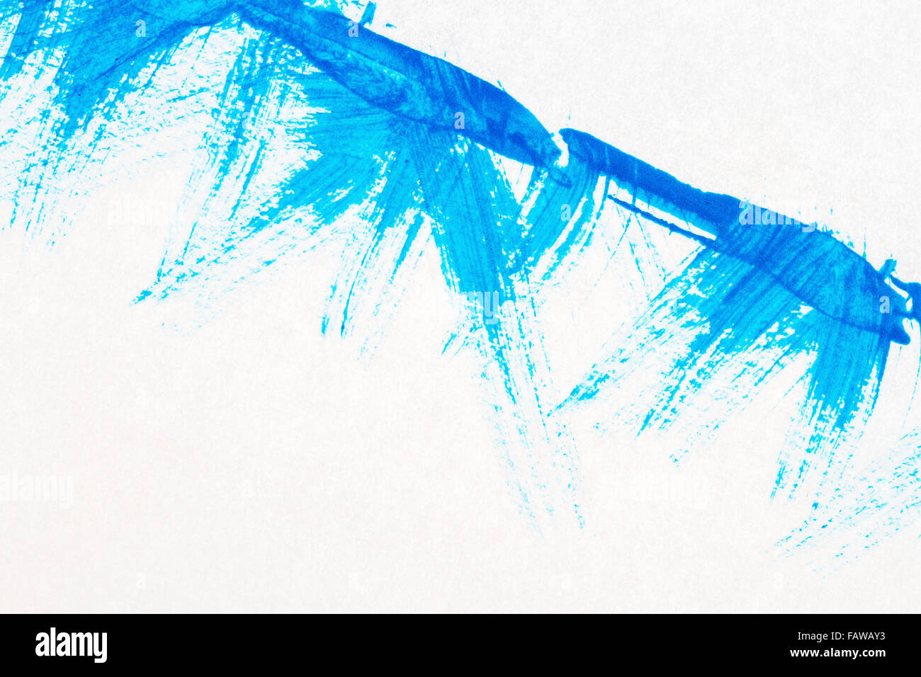 Abstract hand drawn blue acrylic background Stock Photo - Alamy