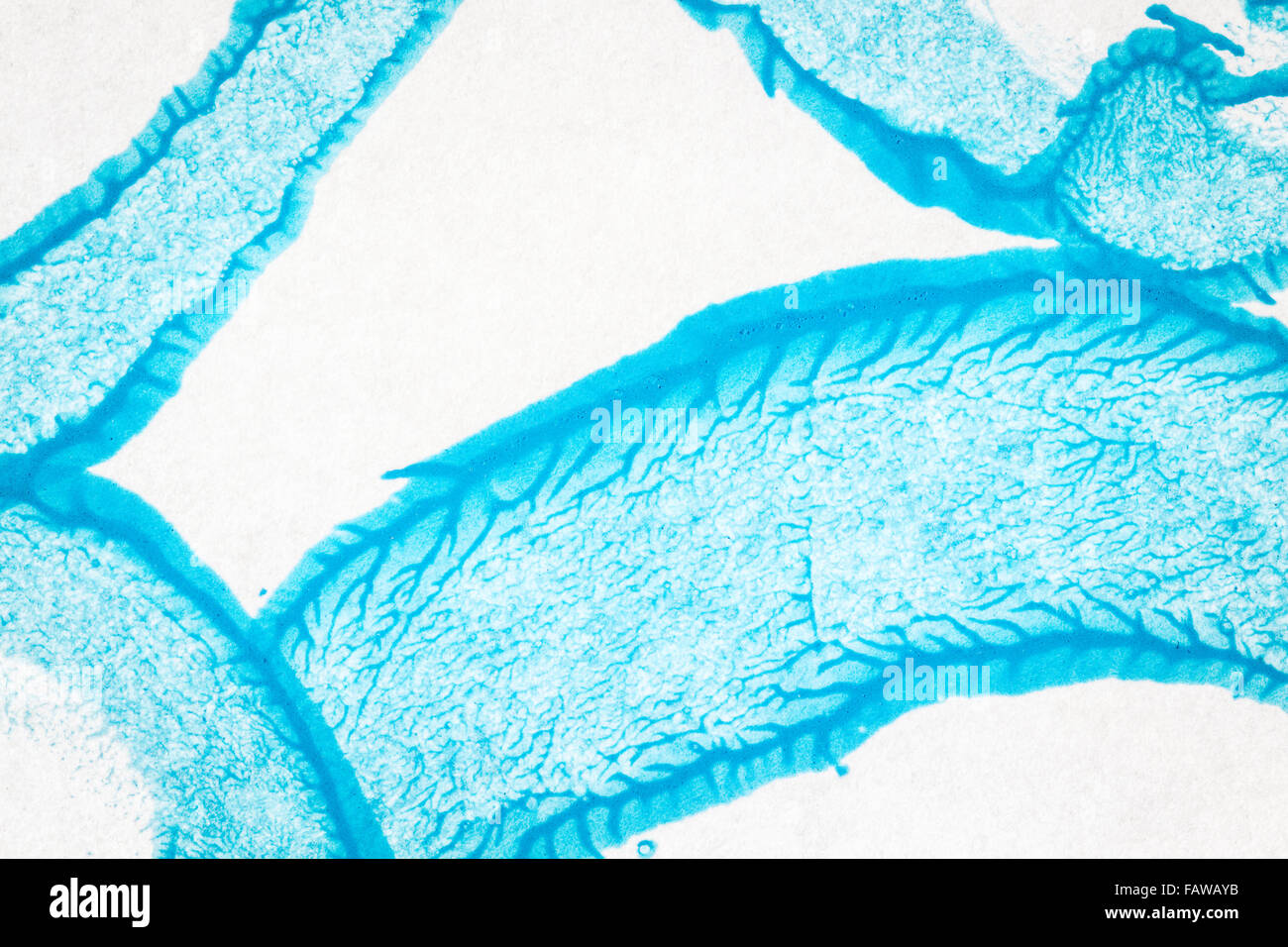 Abstract hand drawn blue acrylic background Stock Photo - Alamy