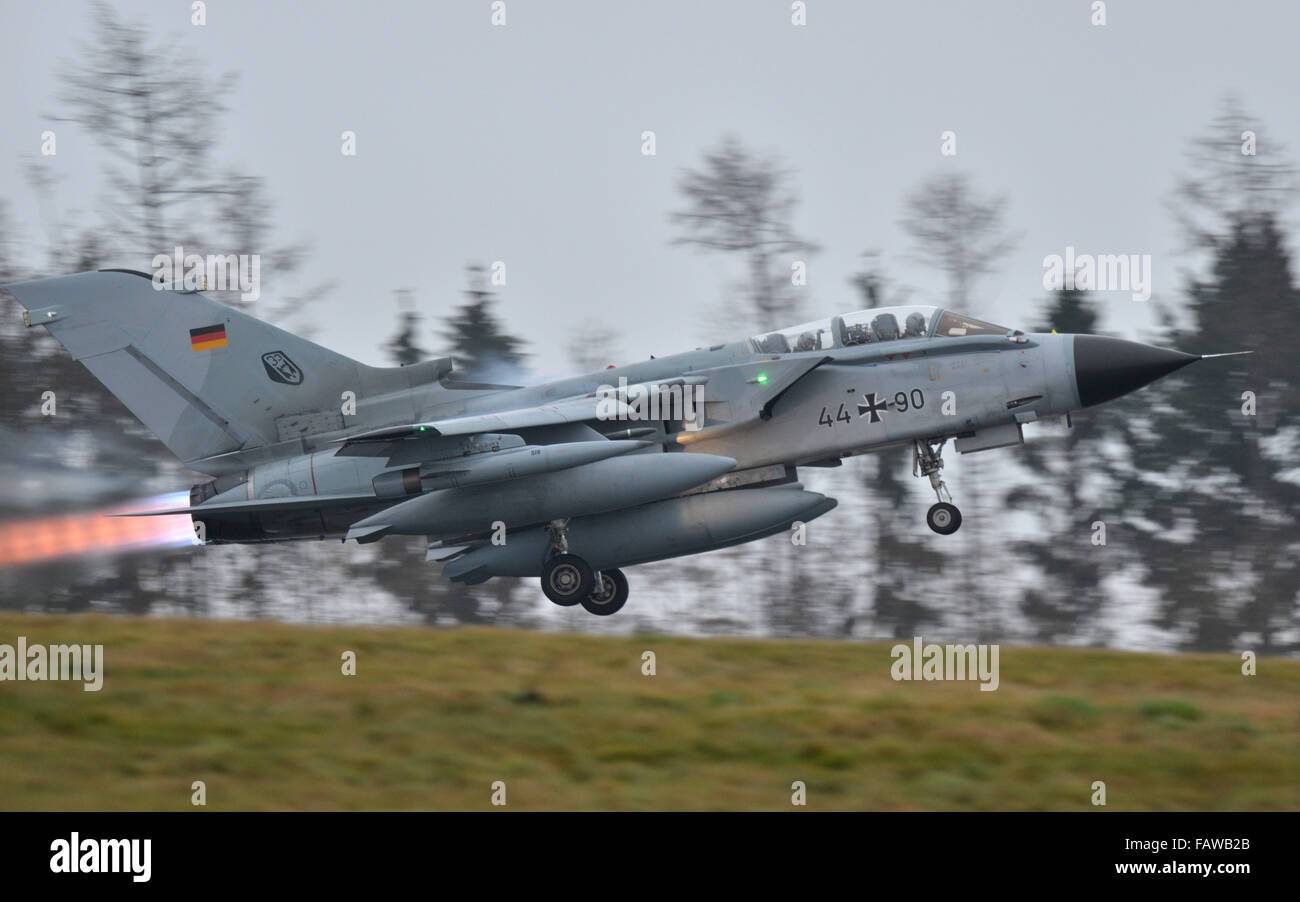 Buechel, Germany. 05th Jan, 2016. A Tornado reconnaissance jet of the ...