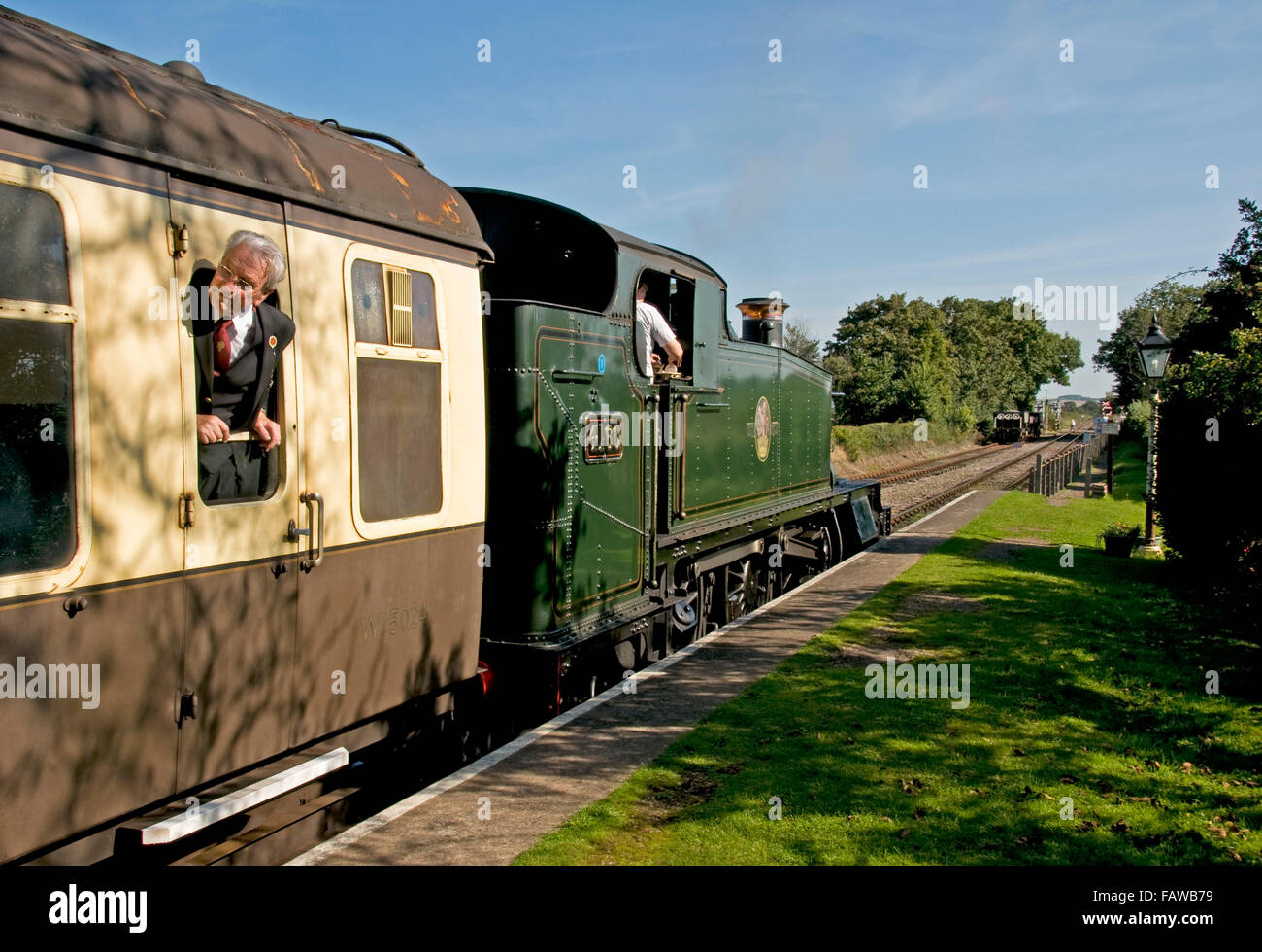 Dunster railway station, Somerset Stock Photo - Alamy