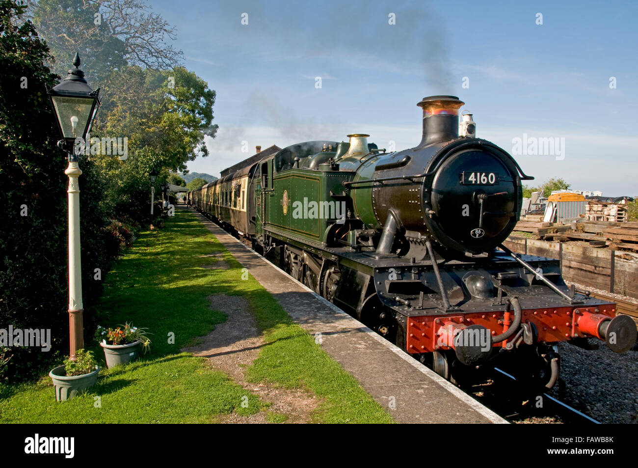 Dunster railway station, Somerset Stock Photo - Alamy