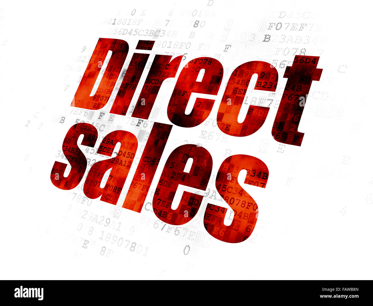 Marketing concept: Direct Sales on Digital background Stock Photo - Alamy