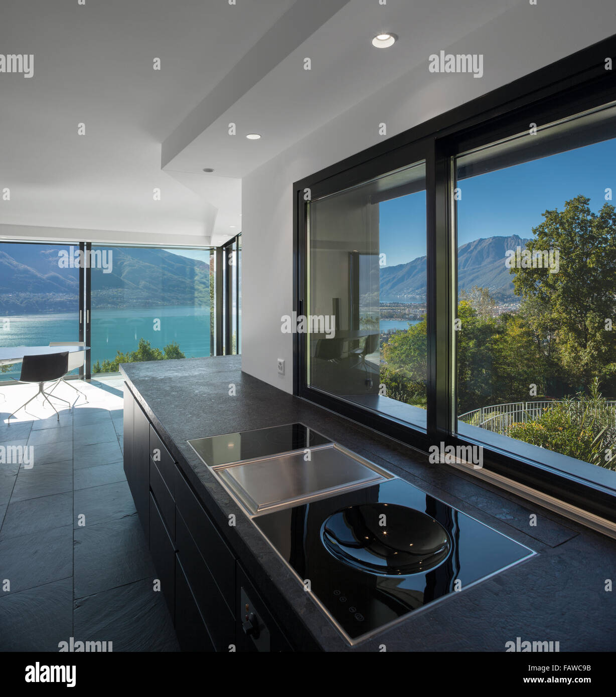 Cyan interior design hi-res stock photography and images - Alamy