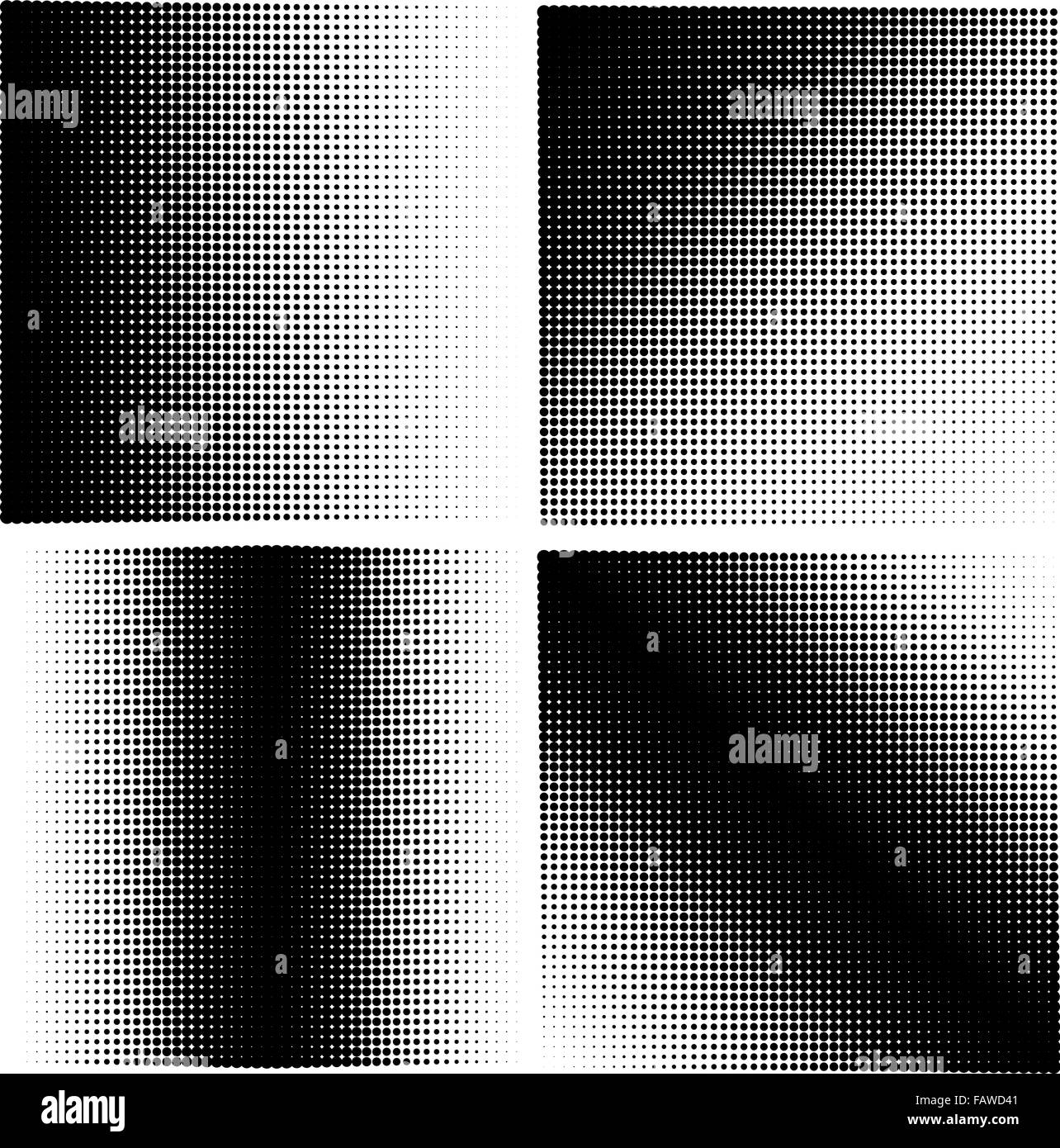 Set of 4 halftones. Vector illustration Stock Vector Image & Art - Alamy