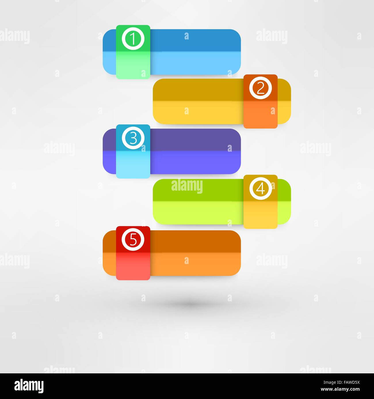 Abstract paper template with striped arrows for infografics Stock ...