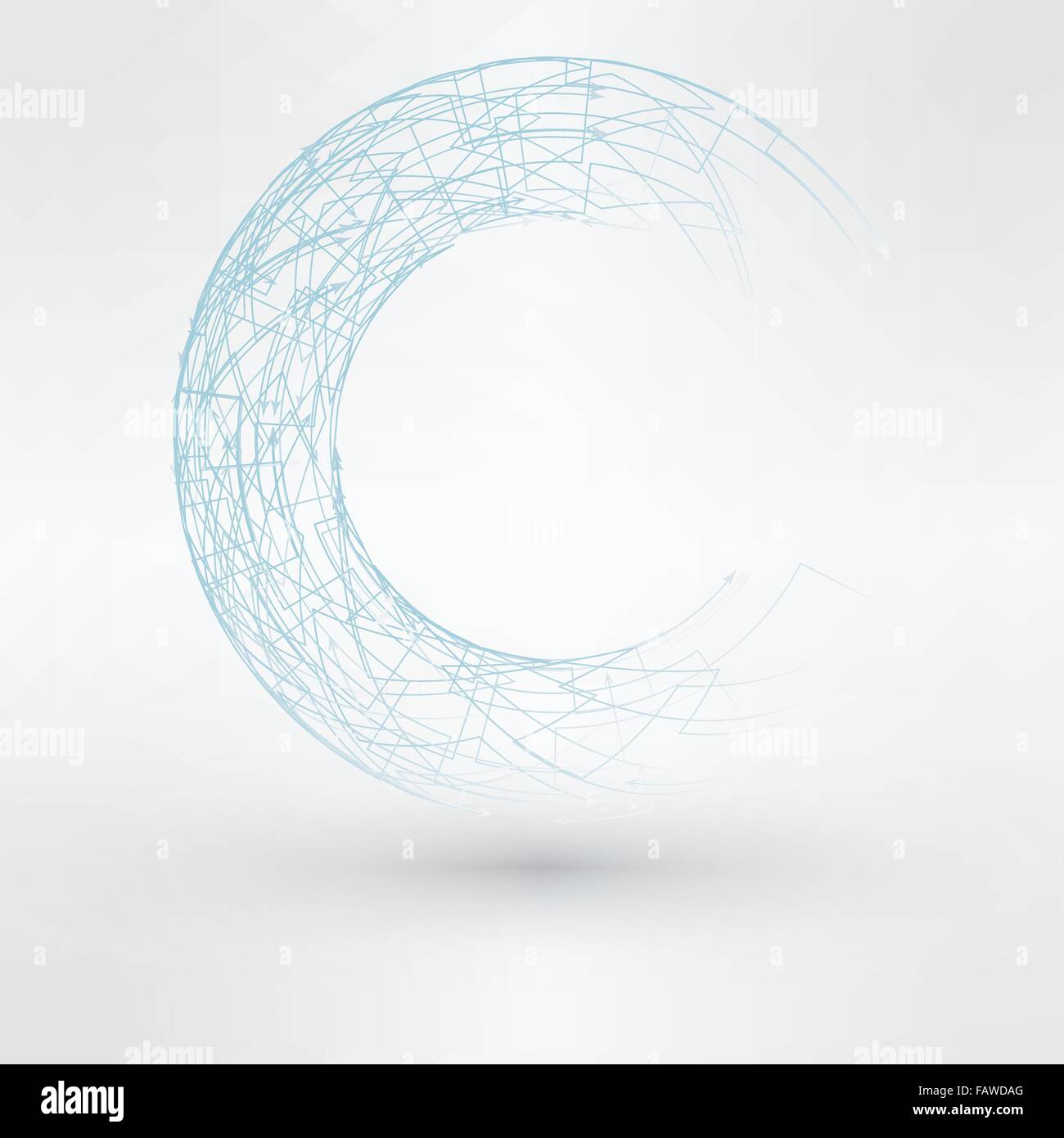 Abstract Network Connection Vector Technology Background On White Stock Vector Image And Art Alamy