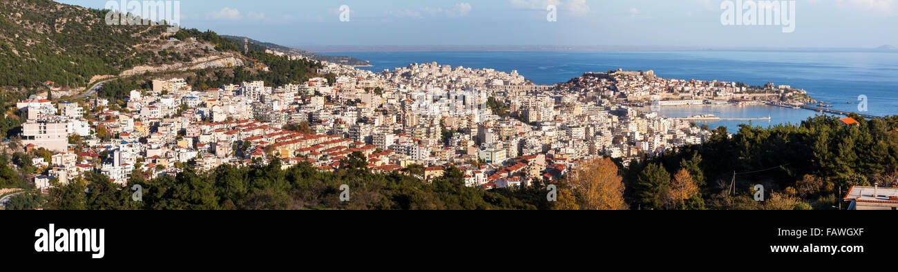 Kavala is the site of ancient Neapolis; Neapolis, Greece Stock Photo ...