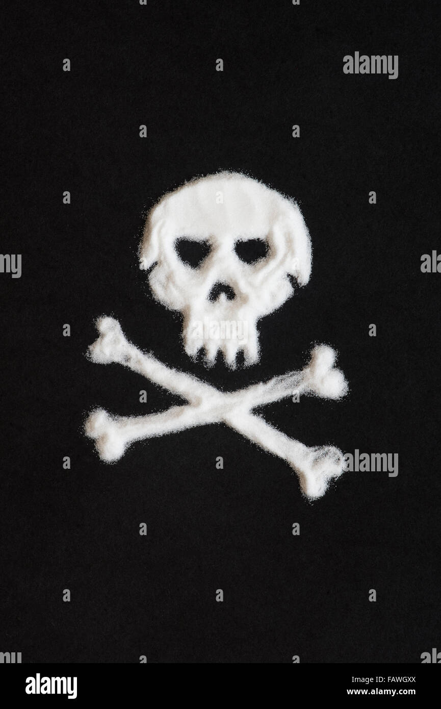 White sugar in skull hi-res stock photography and images - Alamy