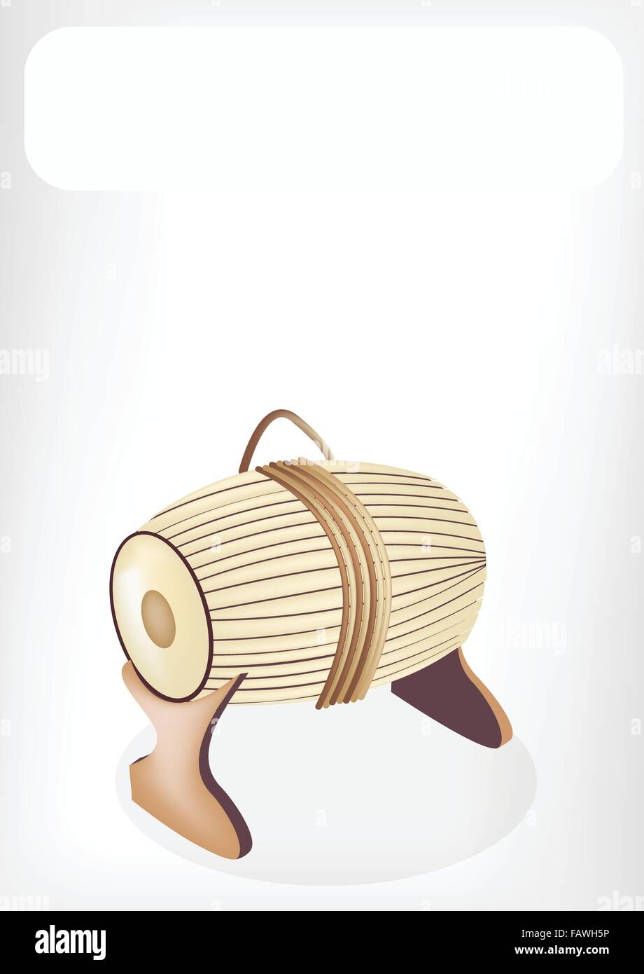 A traditional Cambodia Musical Instrument, Illustration of Beautiful ...