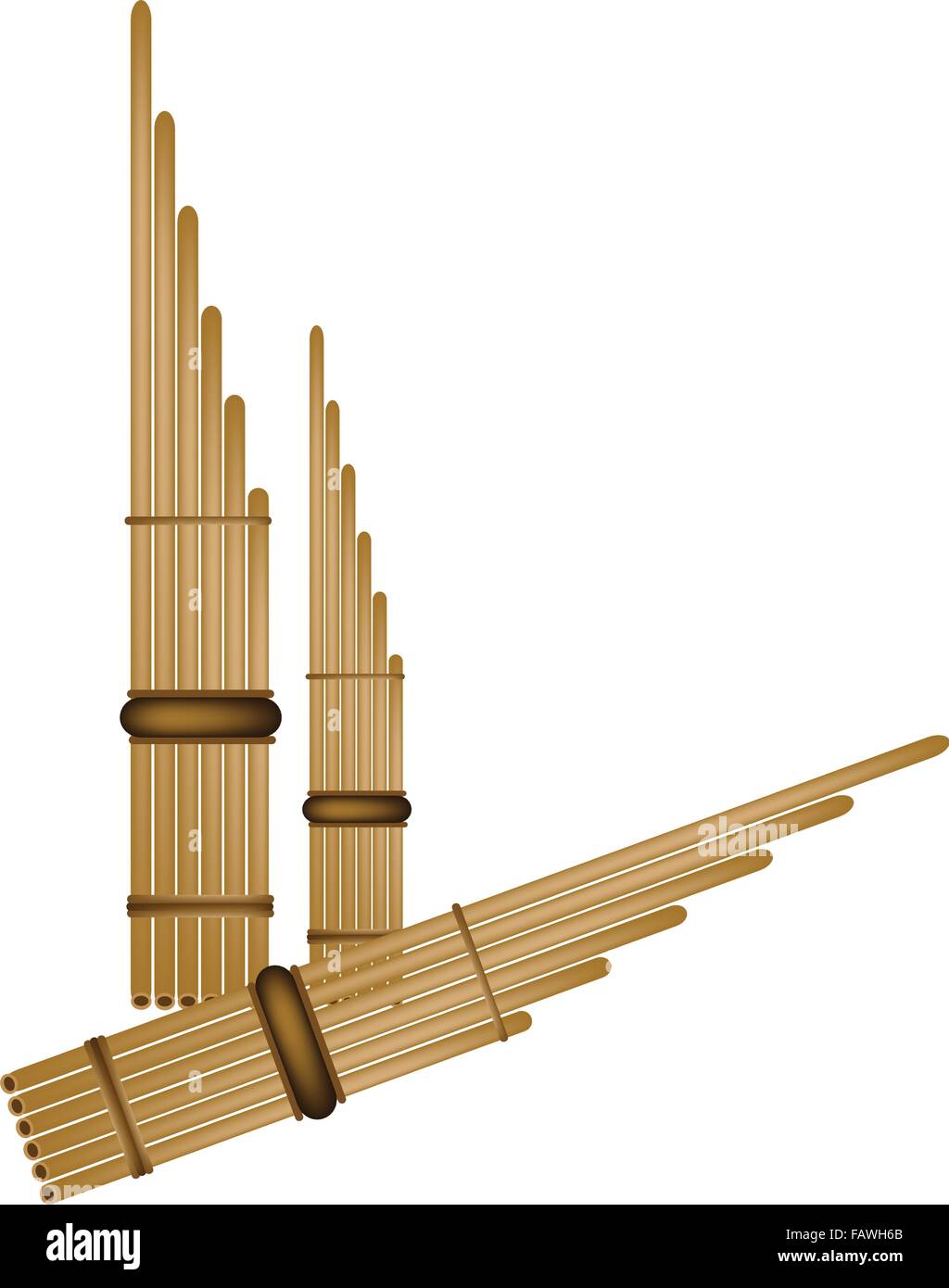 An Illustration of Traditional Lao and Thailand Musical Instrument ...