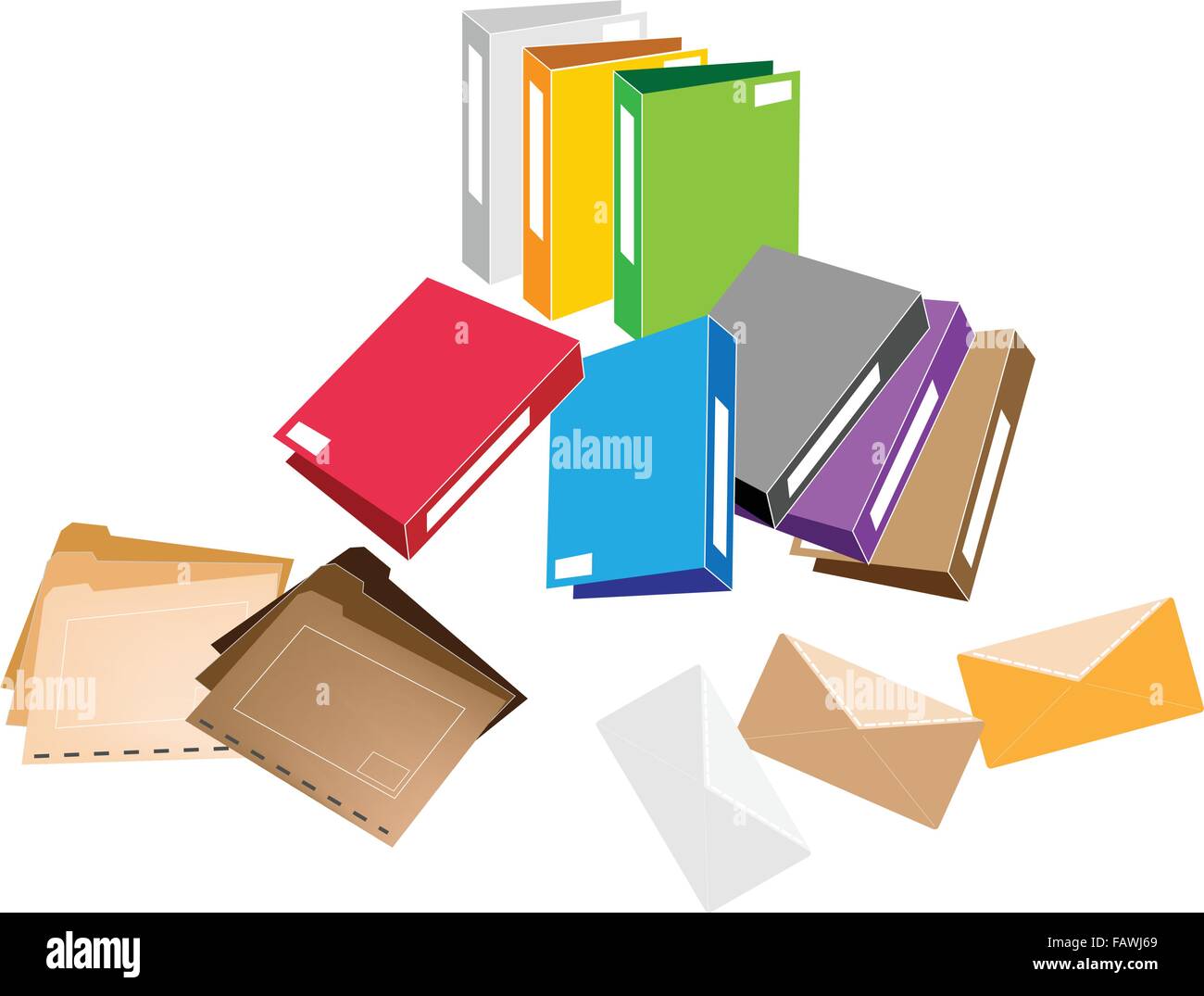 Classified Information Folder File Stock Vector Images - Alamy