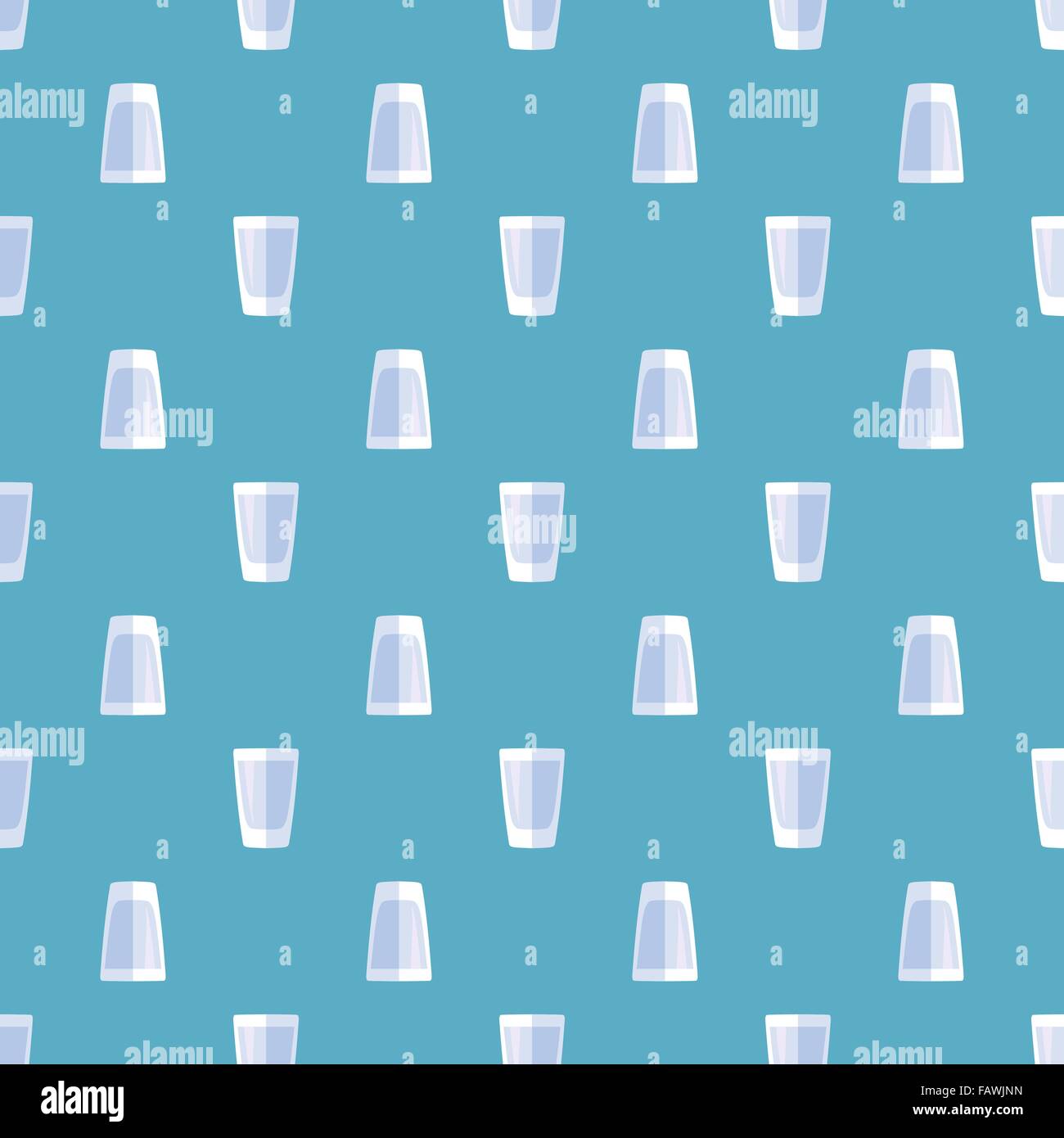 Seamless pattern on cyan background Stock Vector Images - Alamy