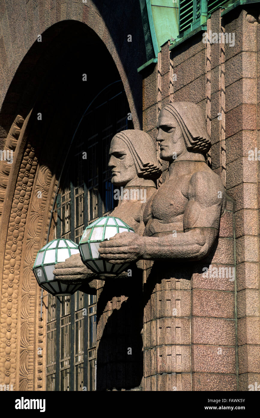 finland, helsinki, railway station Stock Photo - Alamy