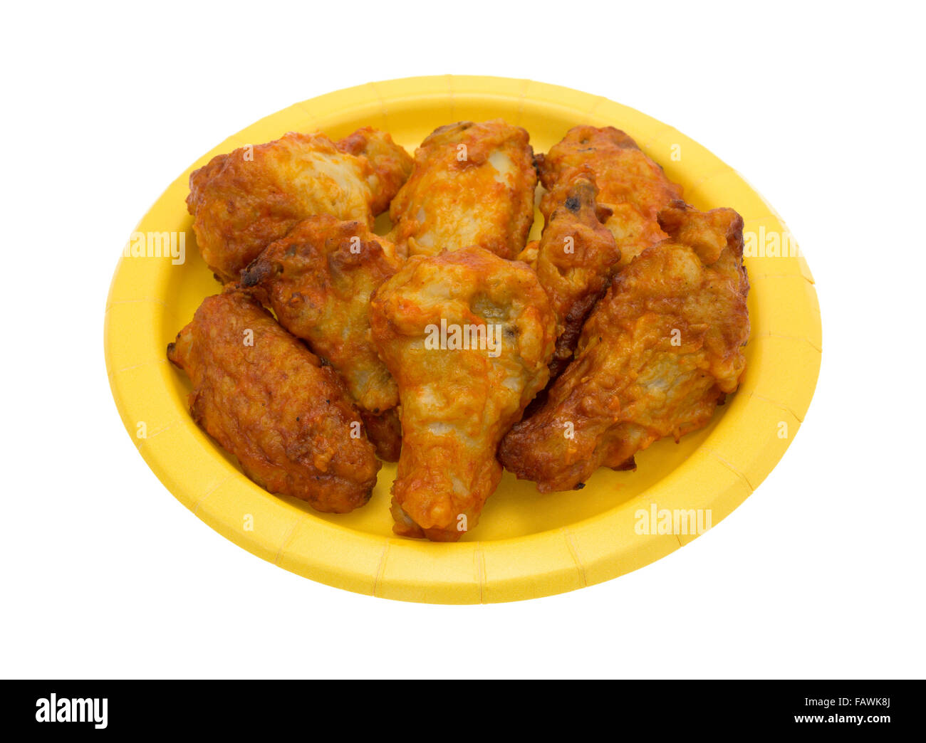 Hot chicken wings side view Cut Out Stock Images & Pictures - Alamy