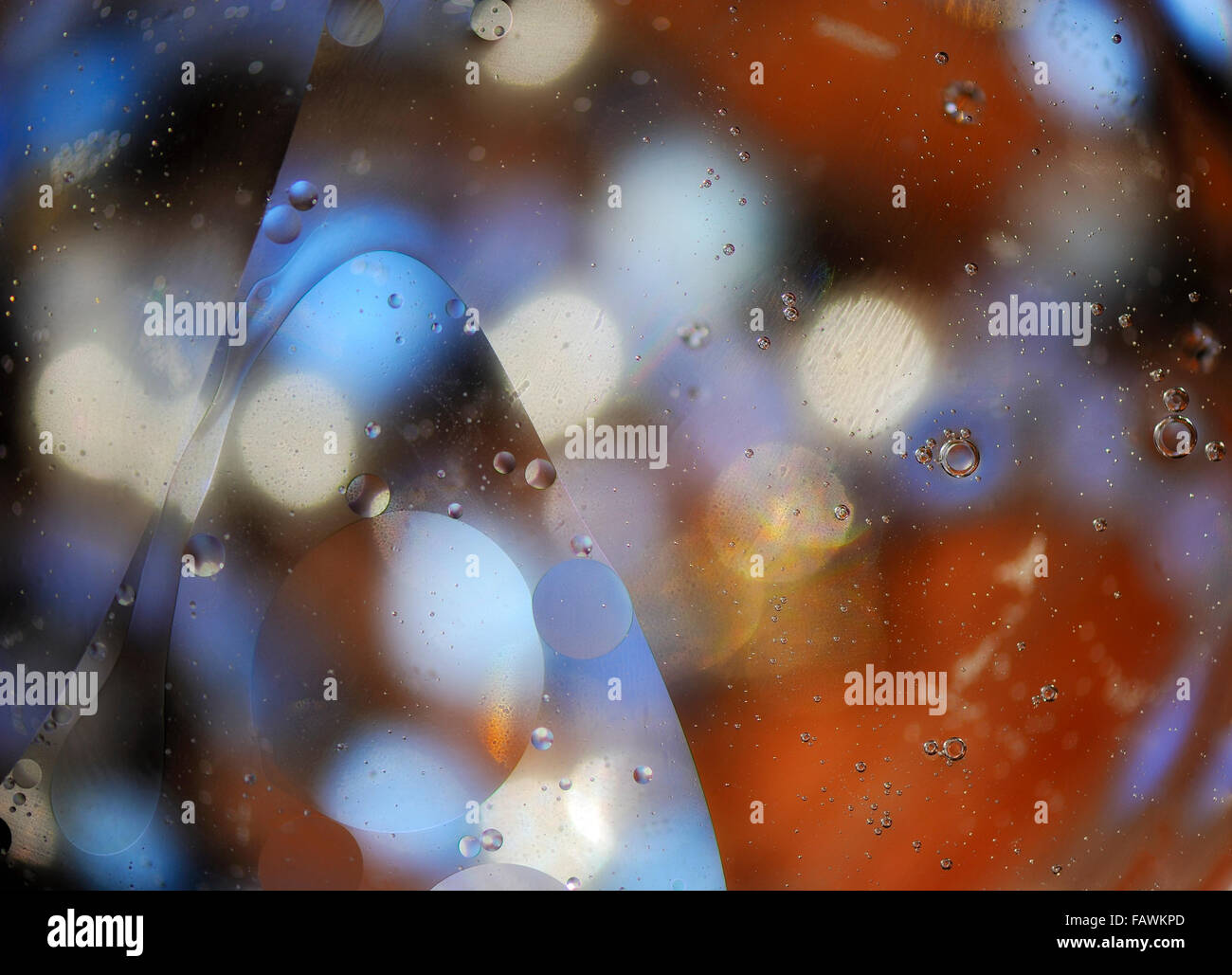 Abstract water with bubbles Stock Photo - Alamy