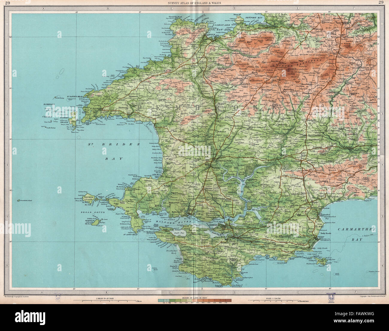 PEMBROKESHIRE: Milford Haven St David's Pembroke Haverfordwest. LARGE ...