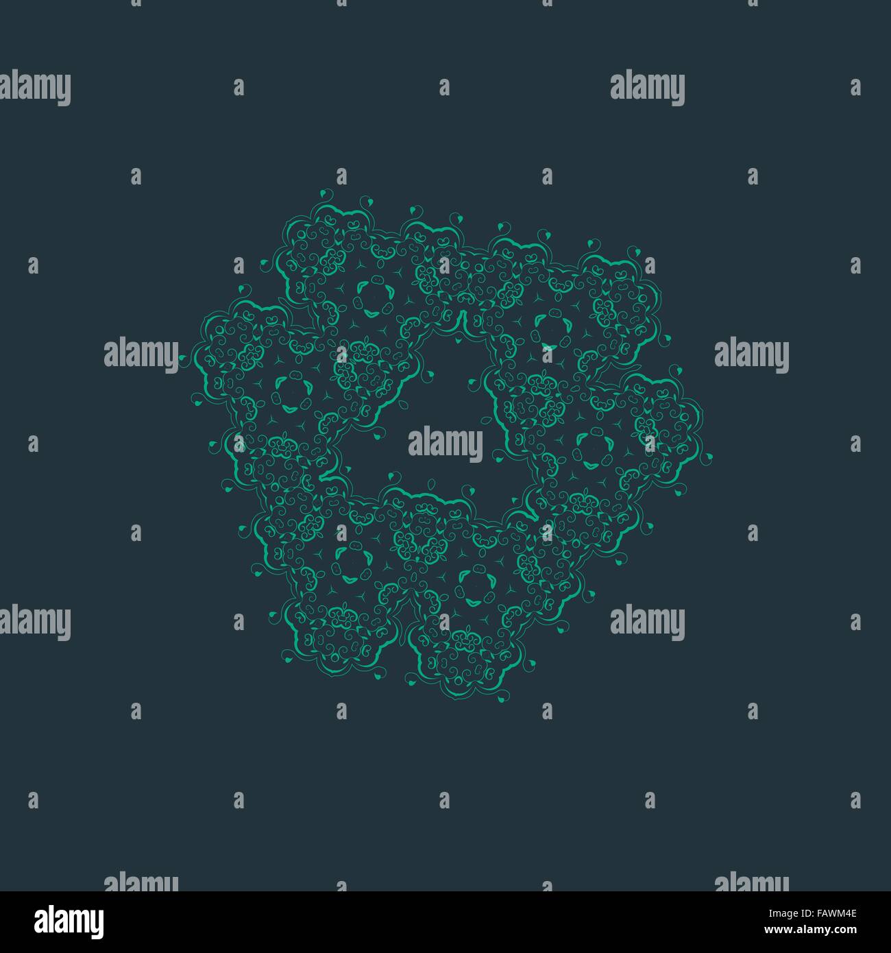 Vector ornamental background with pattern style Stock Vector Image ...