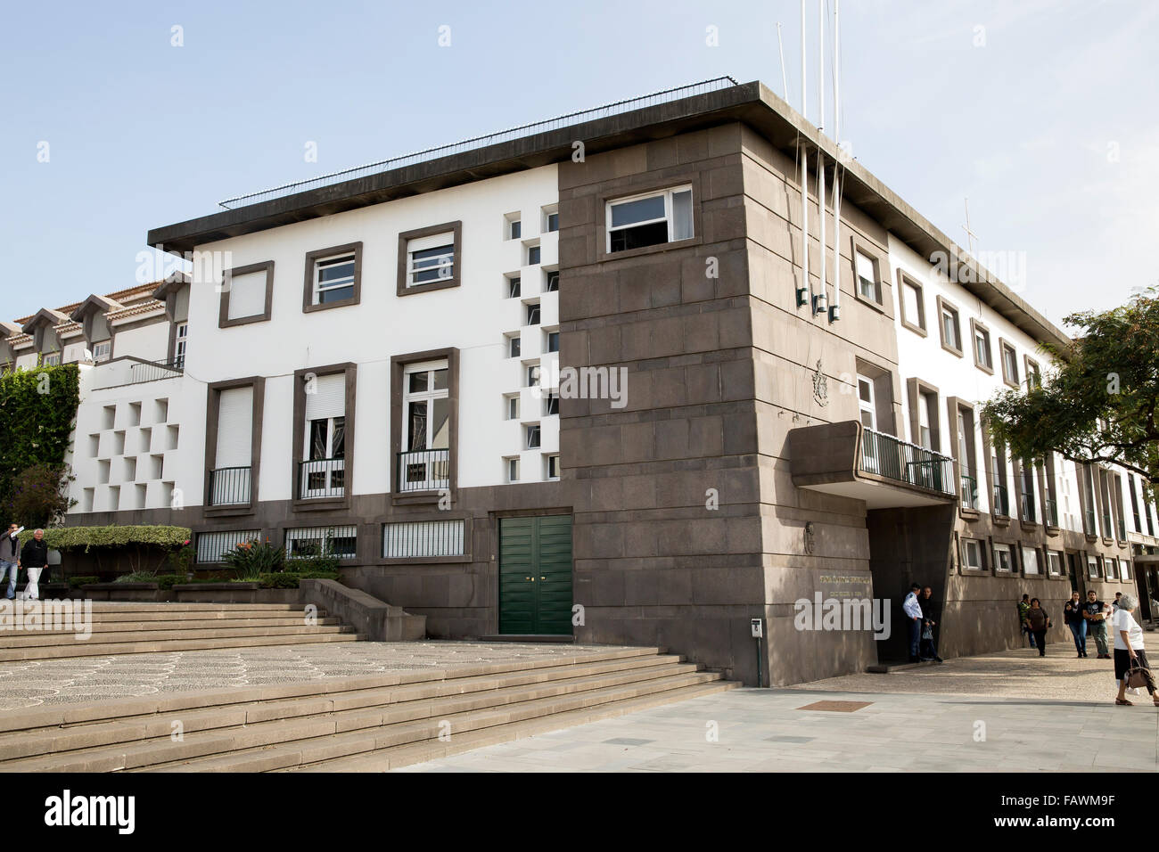 Police station in Funchal Madeira Stock Photo - Alamy