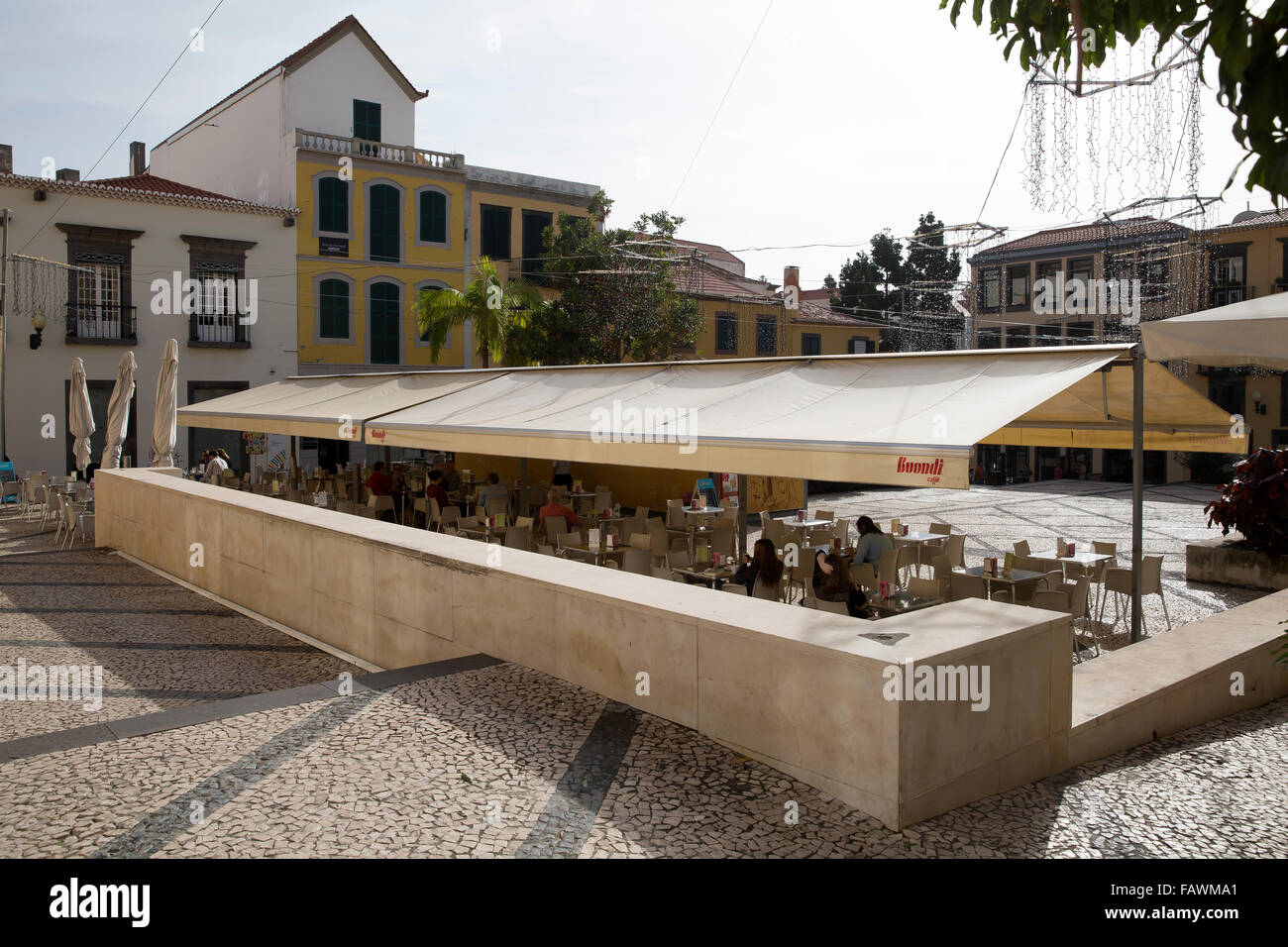 Square in Madeira Stock Photo - Alamy