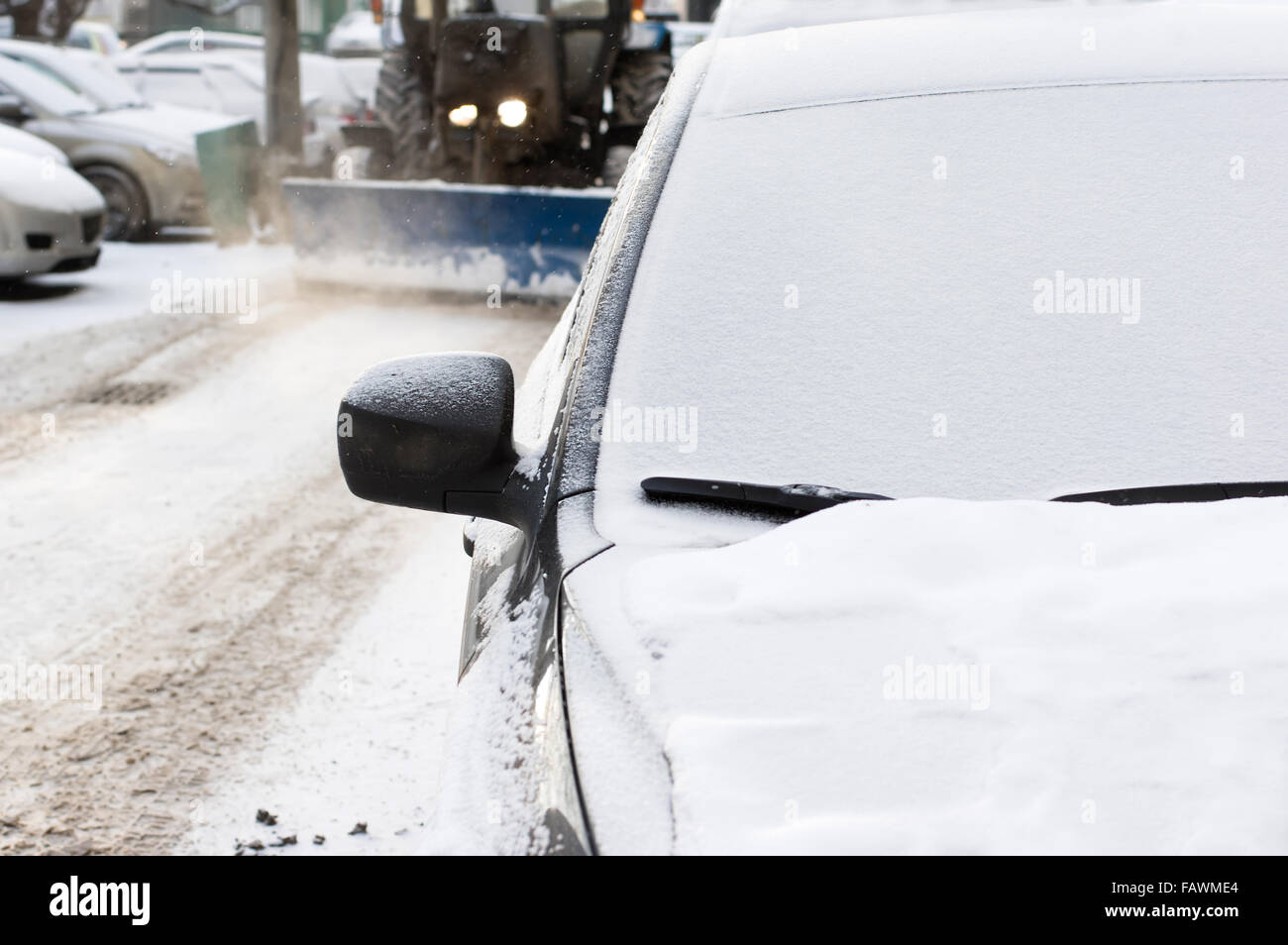 Snow removal urban vehicles hi-res stock photography and images - Alamy