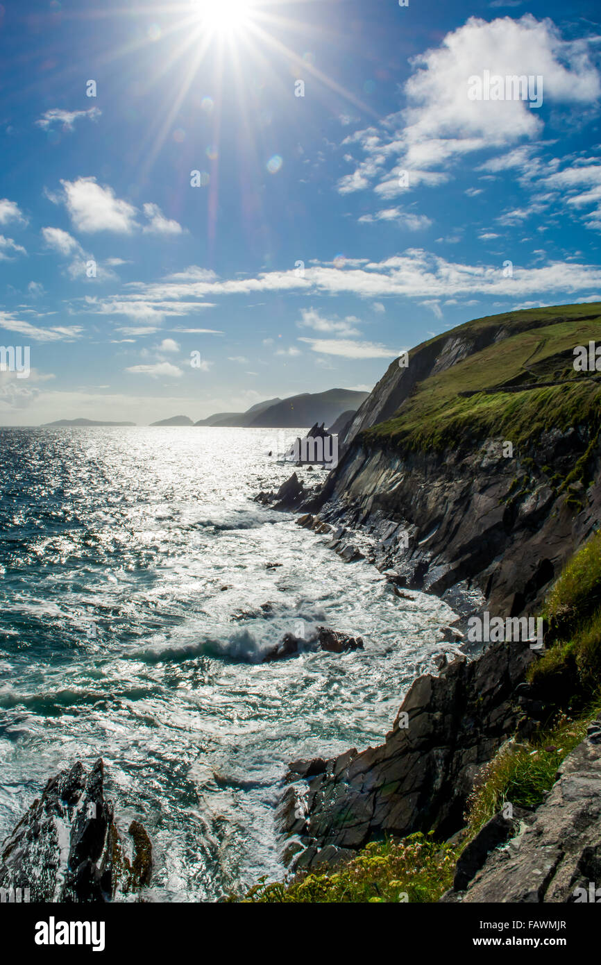 Coast of Slea Head in Ireland Stock Photo - Alamy