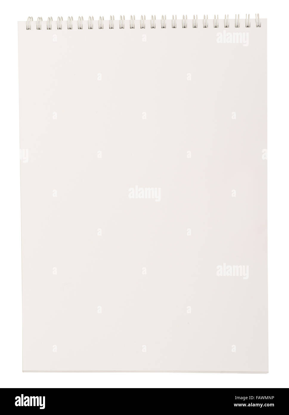 Blank pad on white Stock Photo - Alamy
