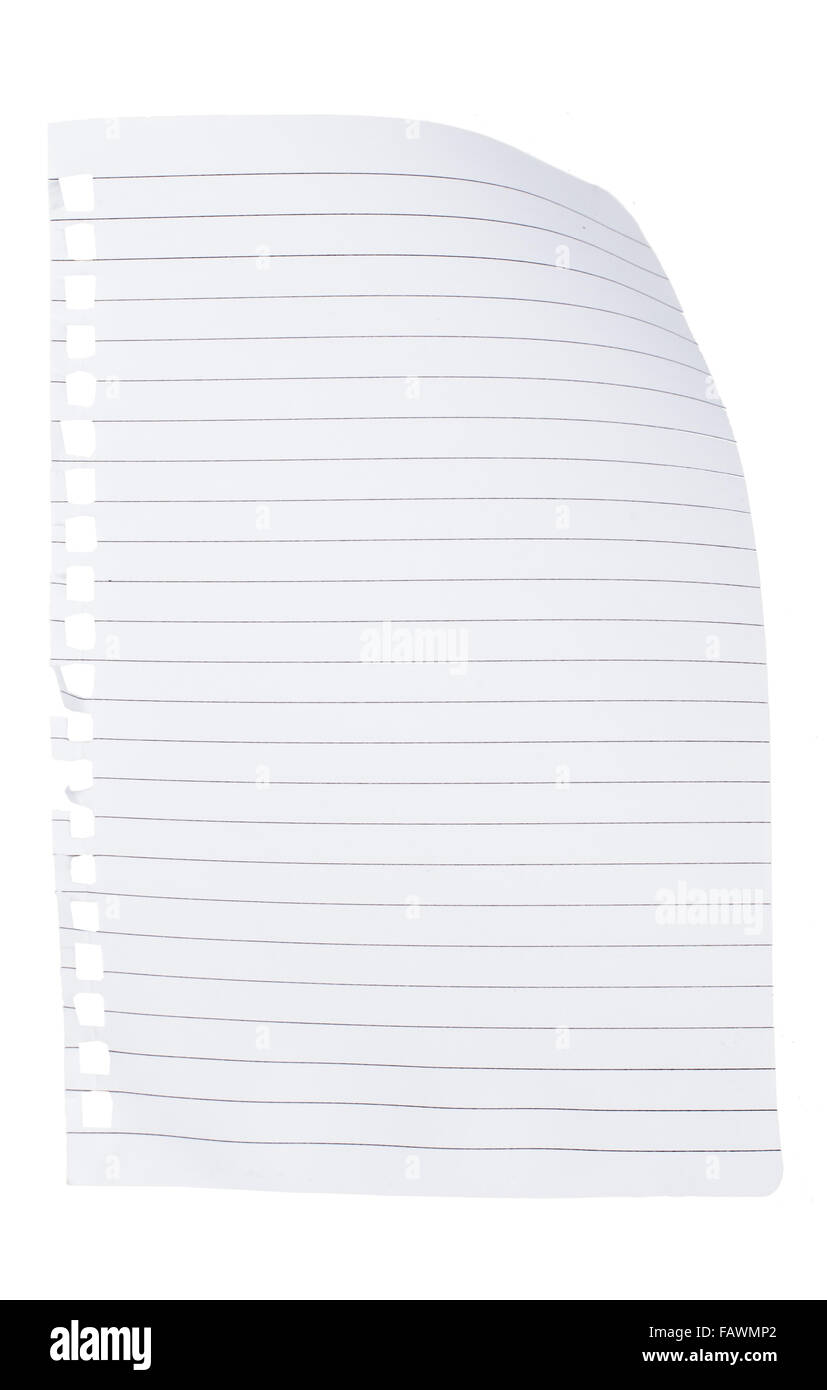 Note paper with curl Stock Photo - Alamy