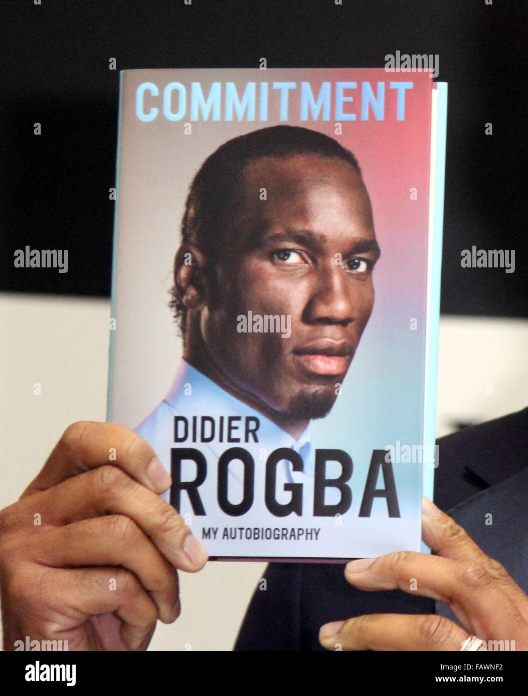 Didier Drogba signs copies of his autobiography 'Commitment' at ...