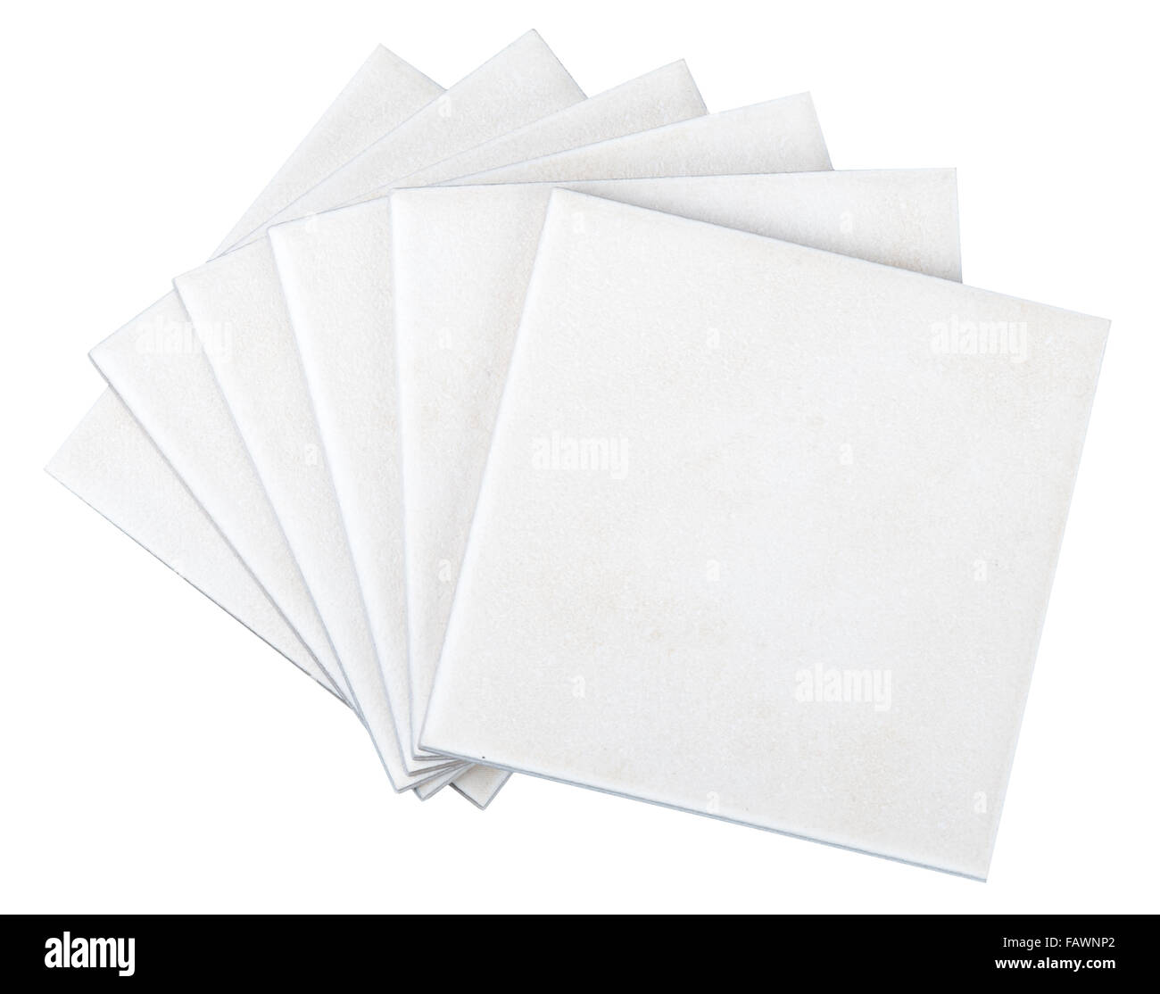 Pile of white tiles Stock Photo - Alamy
