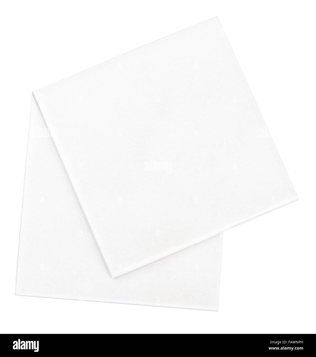Two tiles on white Stock Photo - Alamy
