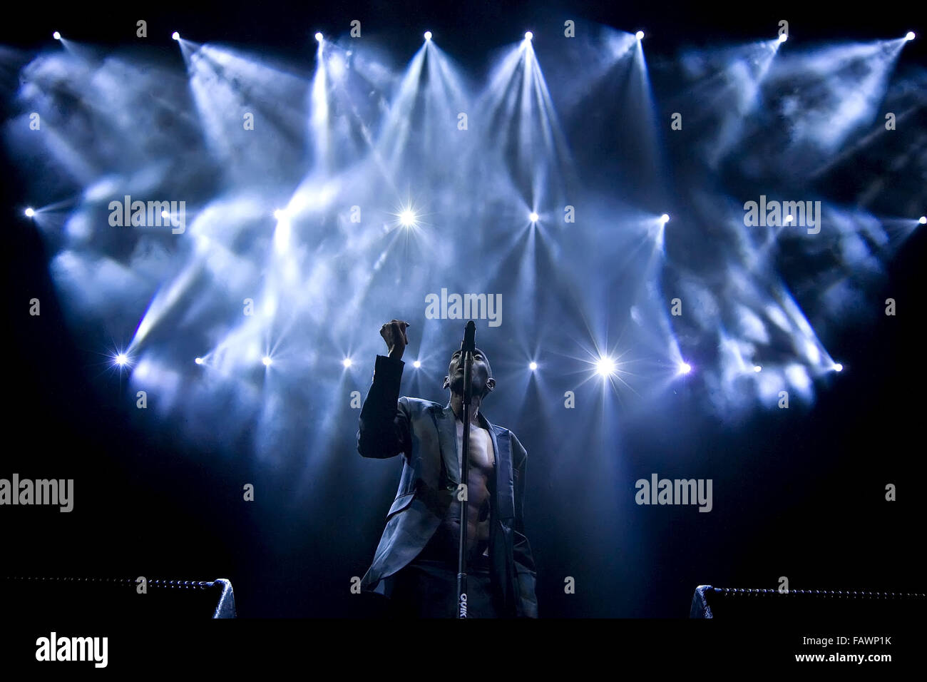 Faithless performing live in concert at the SSE Hydro at the SECC in ...