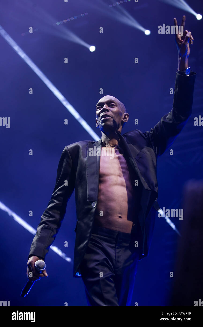 Faithless performing live in concert at the SSE Hydro at the SECC in ...