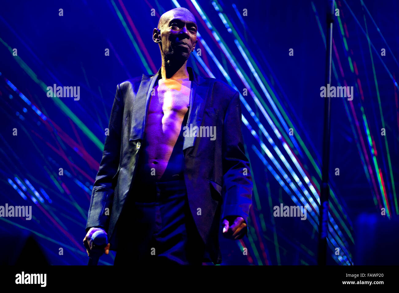 Faithless performing live in concert at the SSE Hydro at the SECC in ...