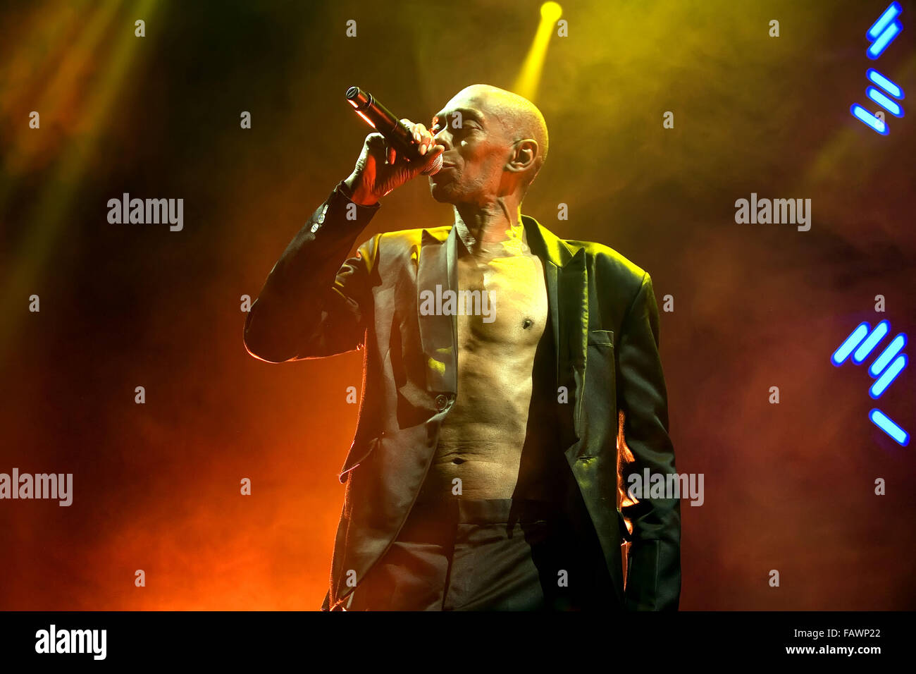 Faithless performing live in concert at the SSE Hydro at the SECC in ...