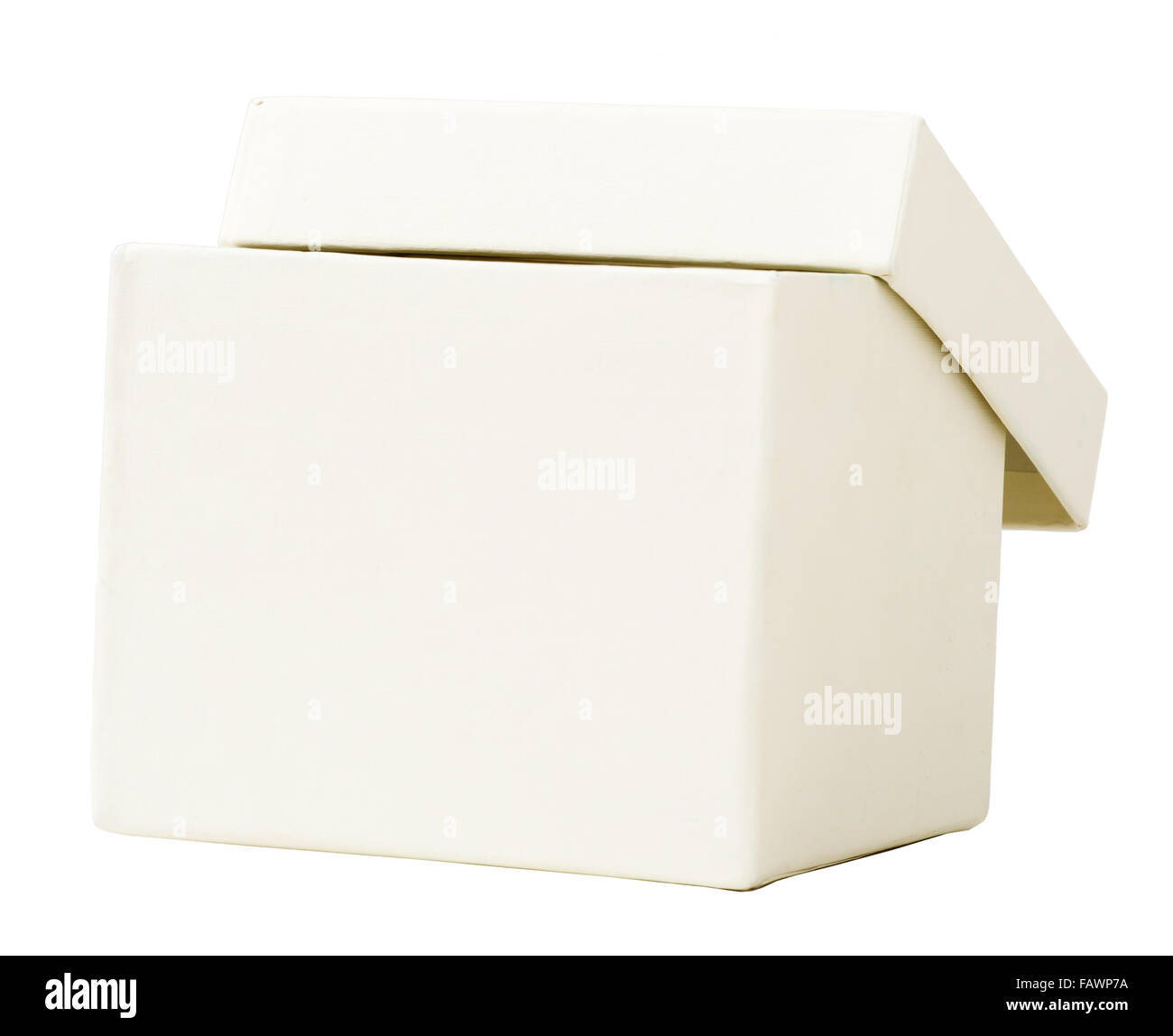 Closed white box Stock Photo - Alamy