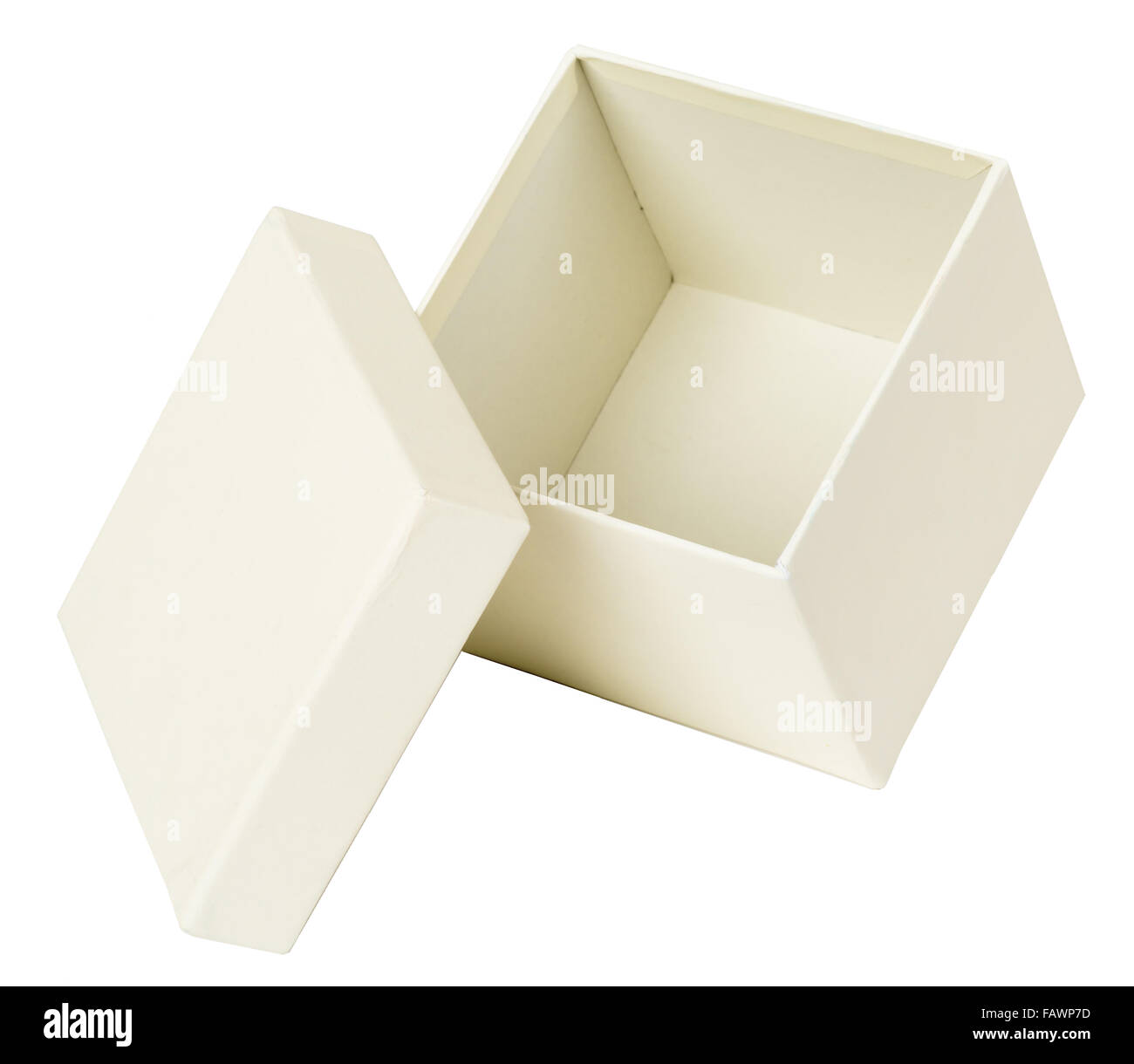 Open white box Stock Photo - Alamy