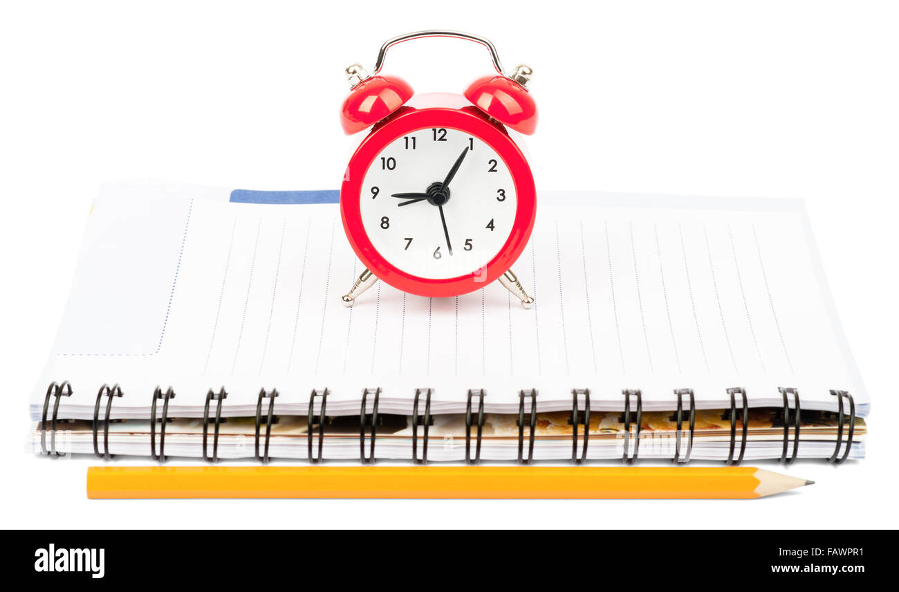 Alarm clock on pad Stock Photo - Alamy