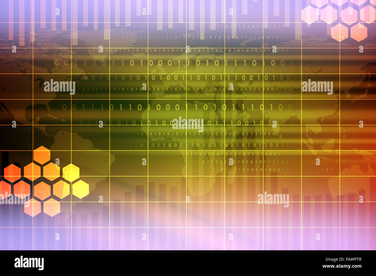 Colorful background with world map Stock Photo - Alamy