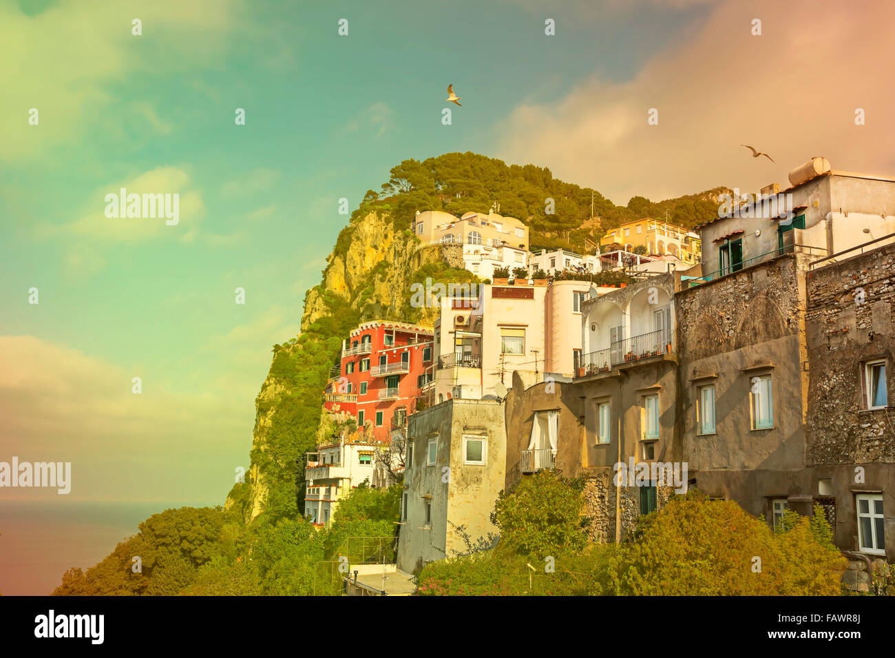 Capri building hi-res stock photography and images - Alamy