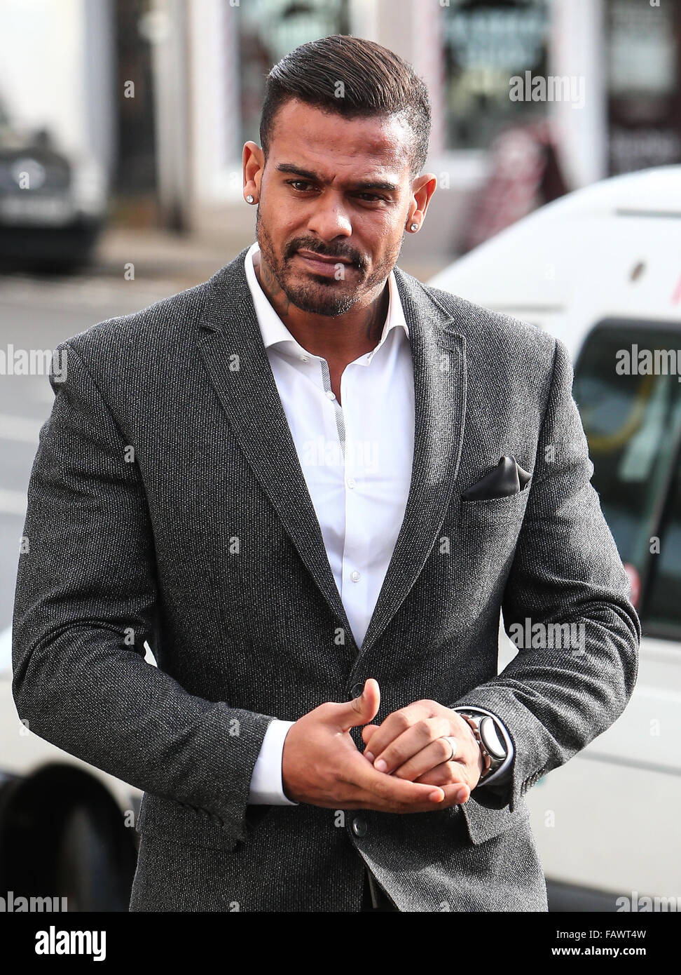 George Kay arrives for an appearance at Brighton Magistrate's Court on ...