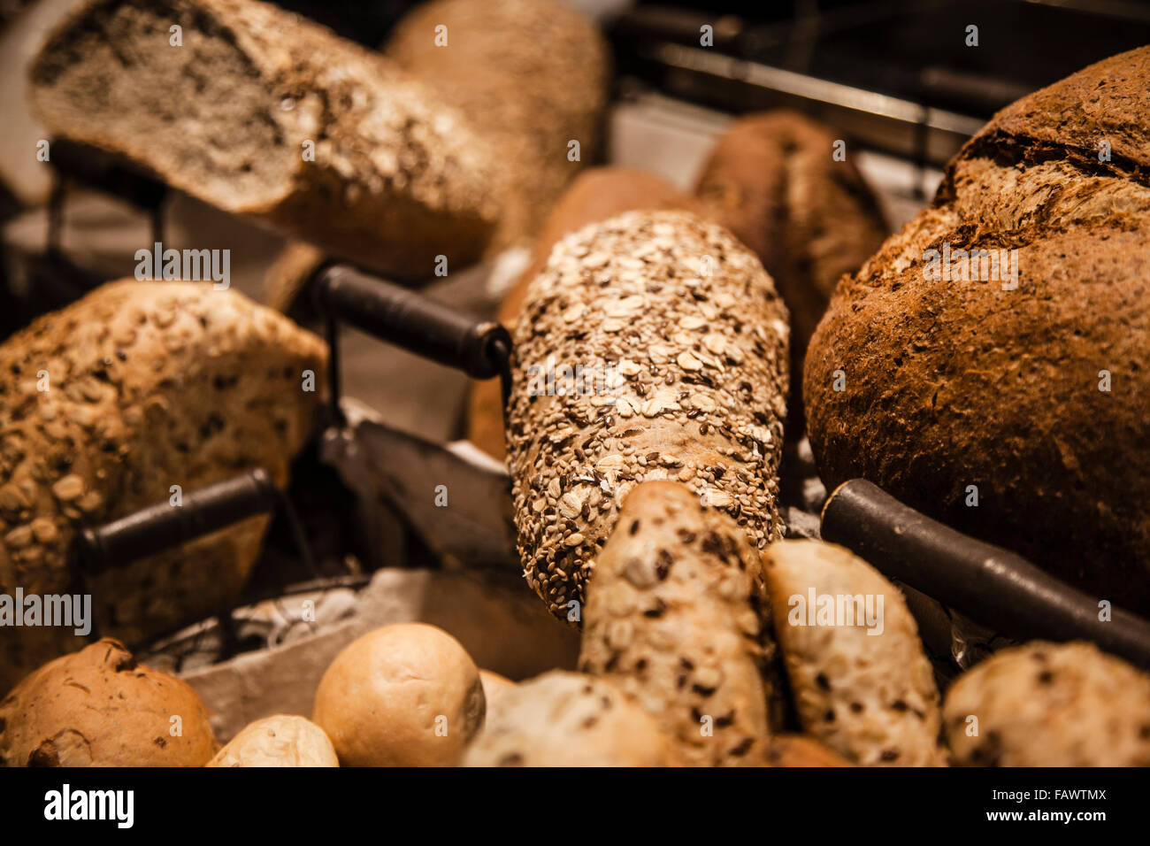 assortment of baked bread Stock Photo - Alamy