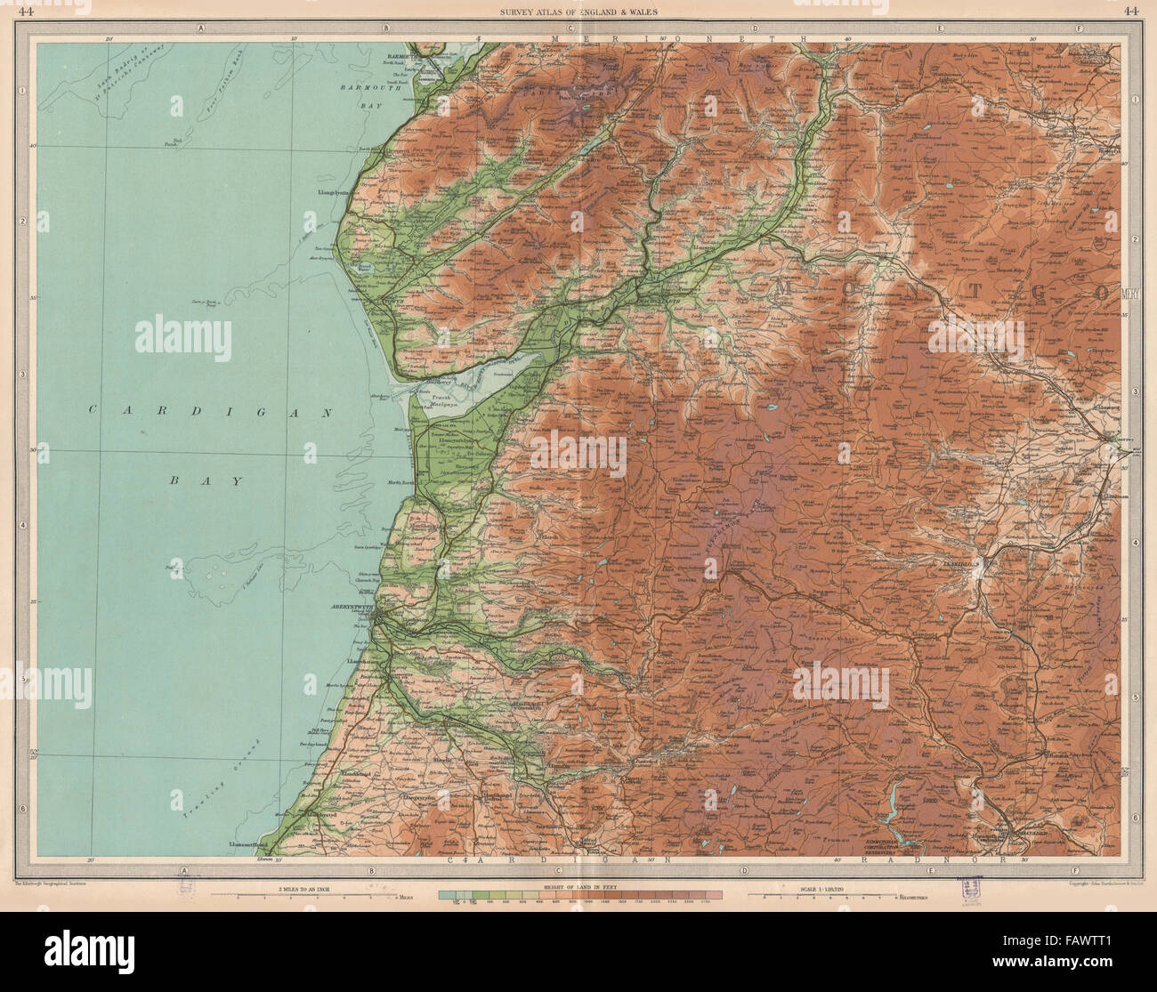 Cambrian Mountains Map Map Of The UK And Ireland