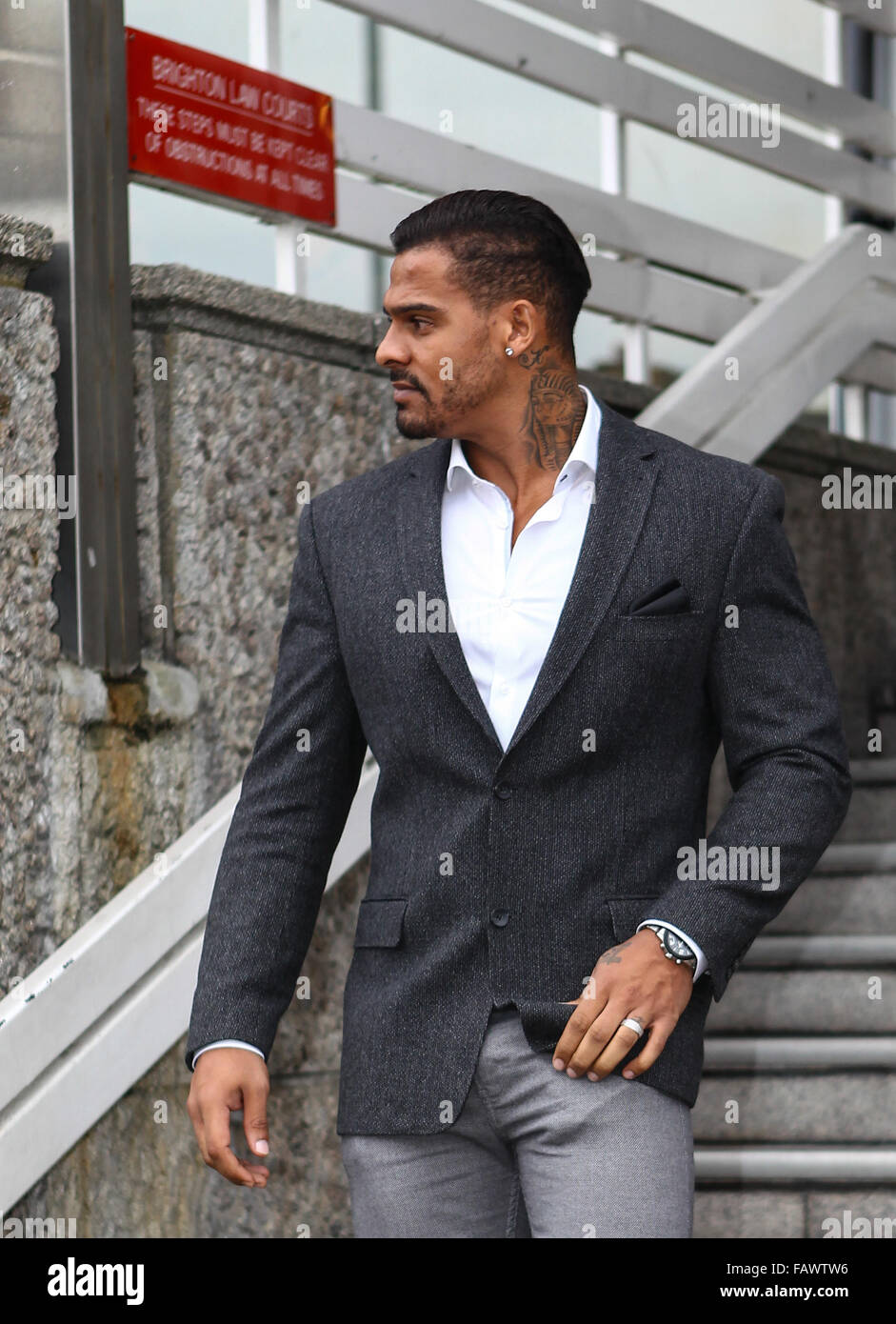 George Kay leaves Brighton Magistrate's Court after being bailed to ...