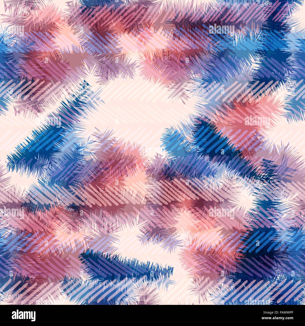 Trendy abstract seamless pattern, tie dye psychedelic style texture ...