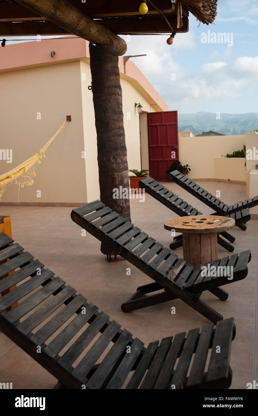 Chair on roof hi-res stock photography and images - Alamy