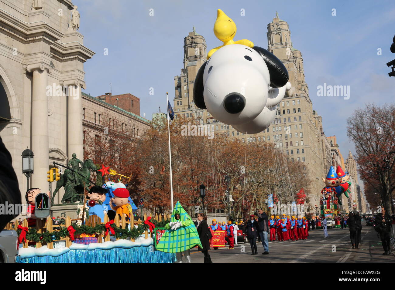89th Annual Macys Thanksgiving Day Parade Featuring: Snoopy Balloon ...