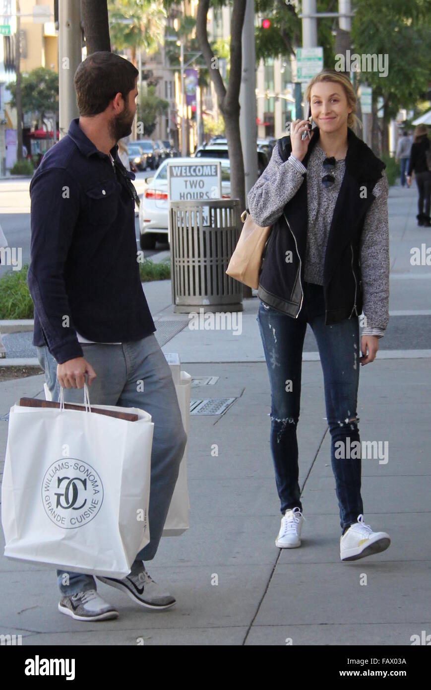 Whitney Port and husband Tim Rosenman out shopping in Beverly Hills ...