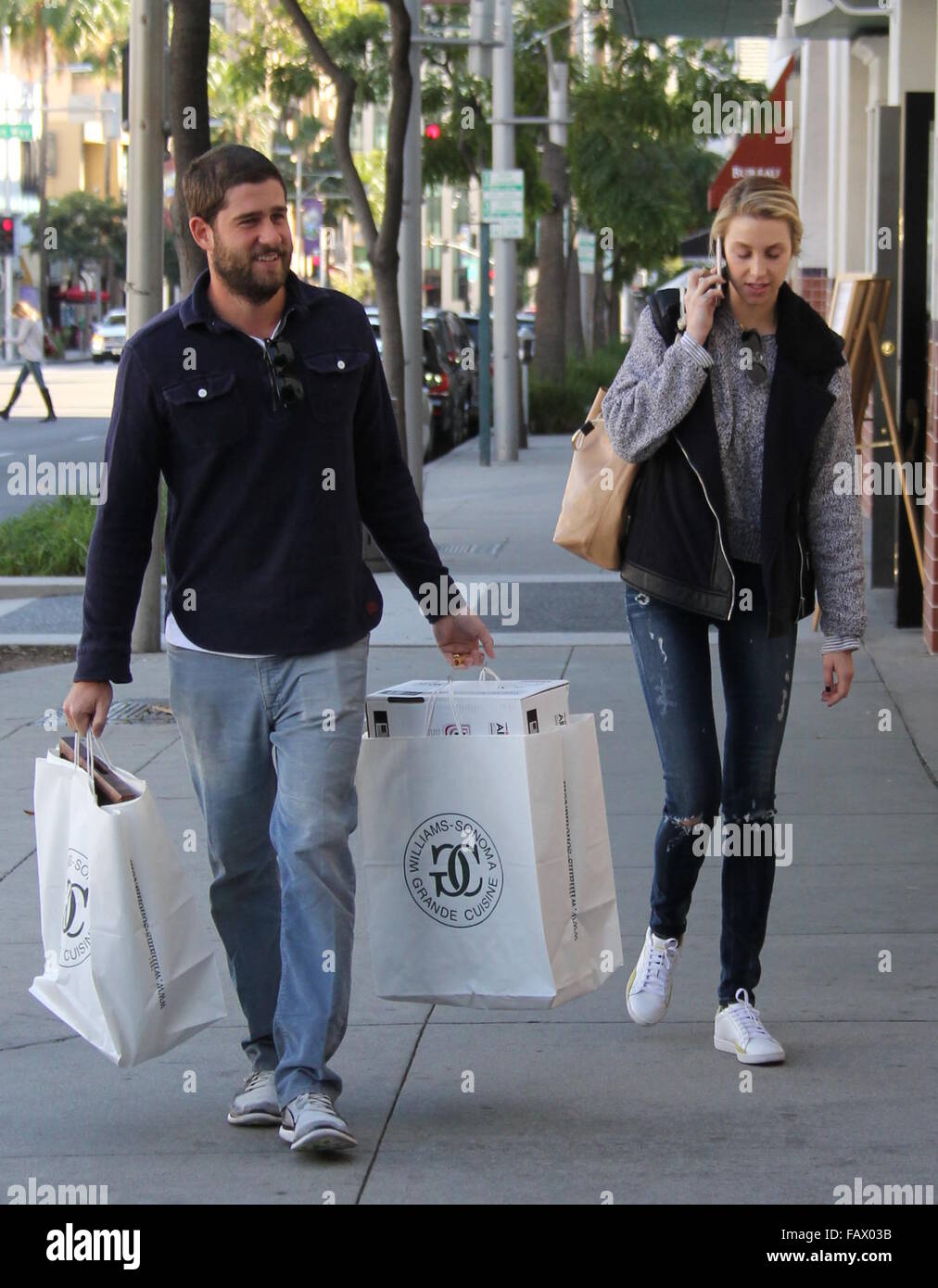Whitney Port and husband Tim Rosenman out shopping in Beverly Hills ...